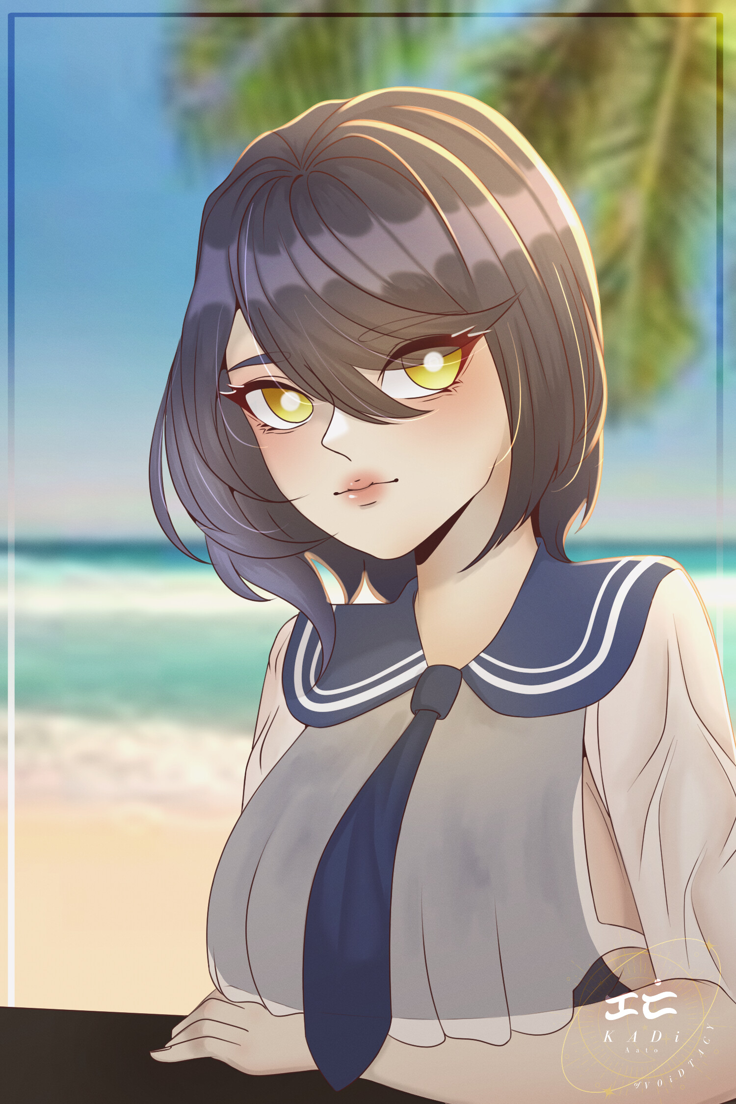 ArtStation - Genshin Impact | Kujou Sara Summer Commission for Gopnik (FB)