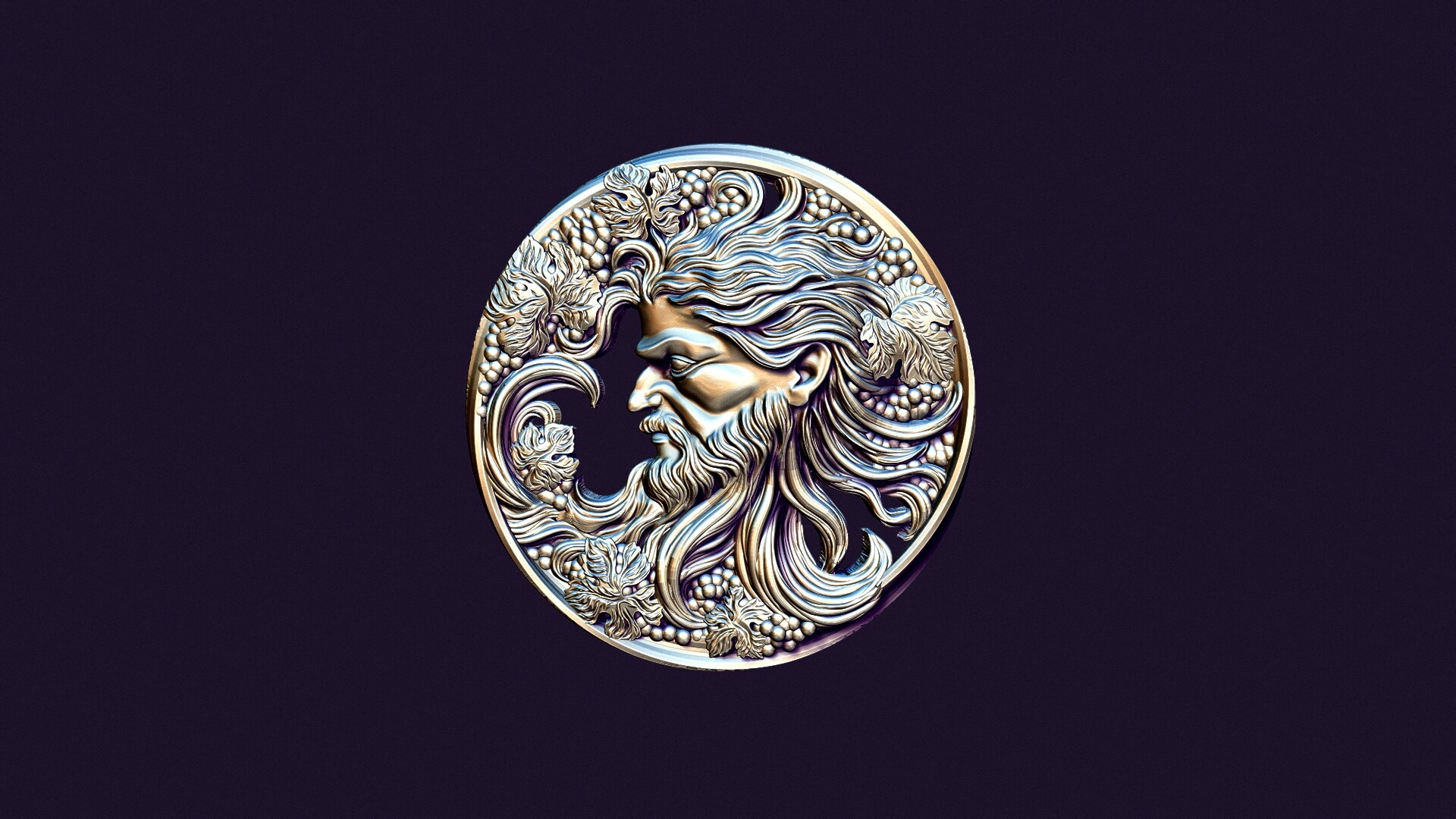 Victoria Kabanova - Printable model Bacchus. God of winemaking. With a ...