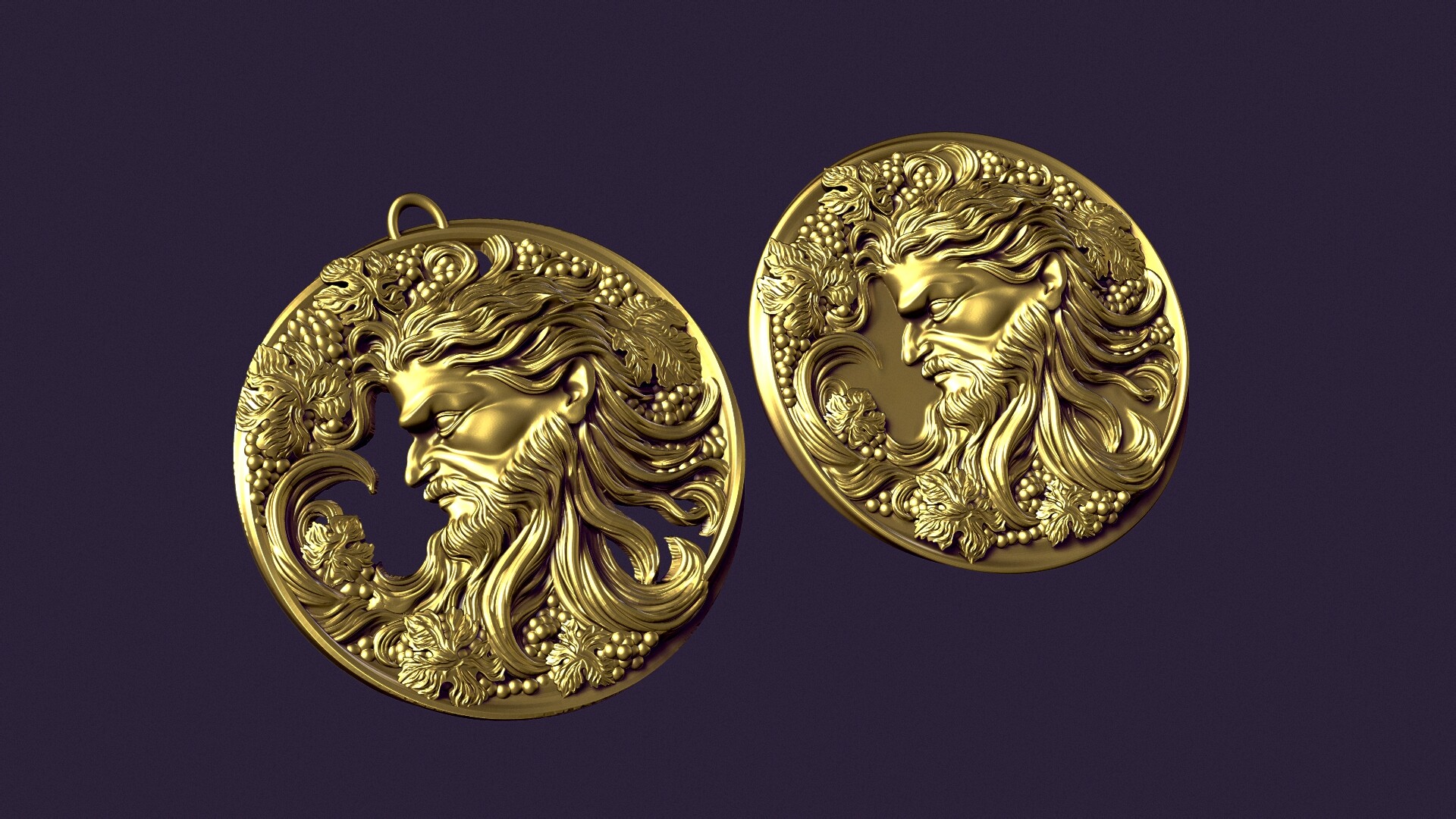 Victoria Kabanova - Printable model Bacchus. God of winemaking. With a ...