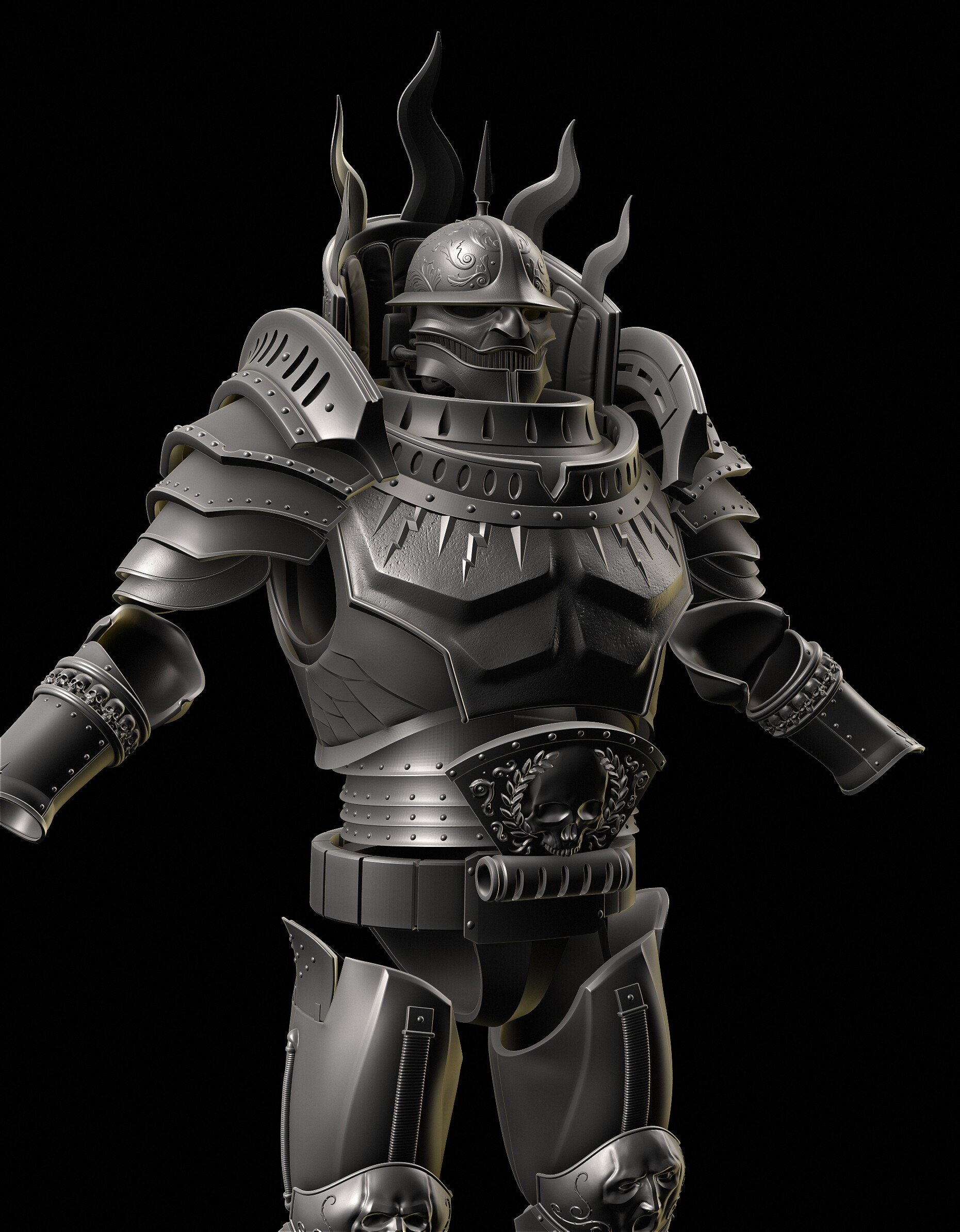 ArtStation - Thunder Warrior Armor