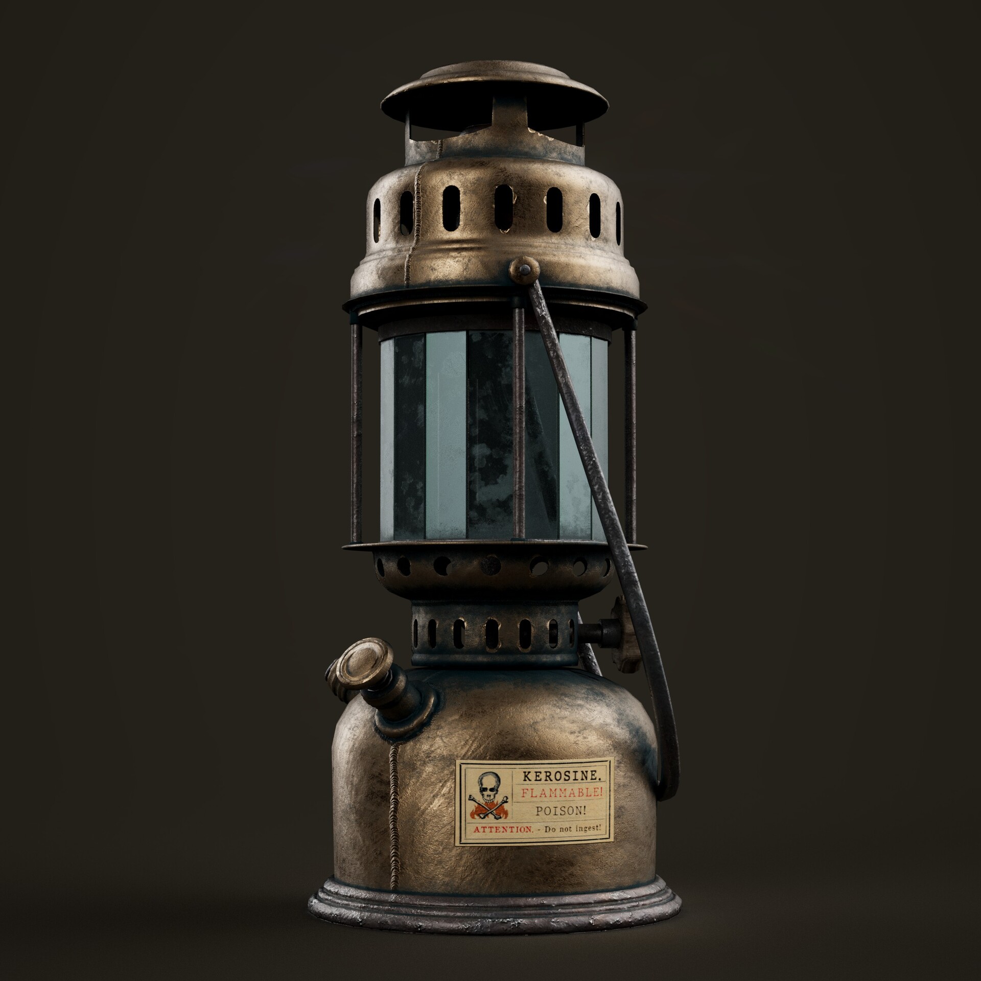 ArtStation - Antique Oil Lantern