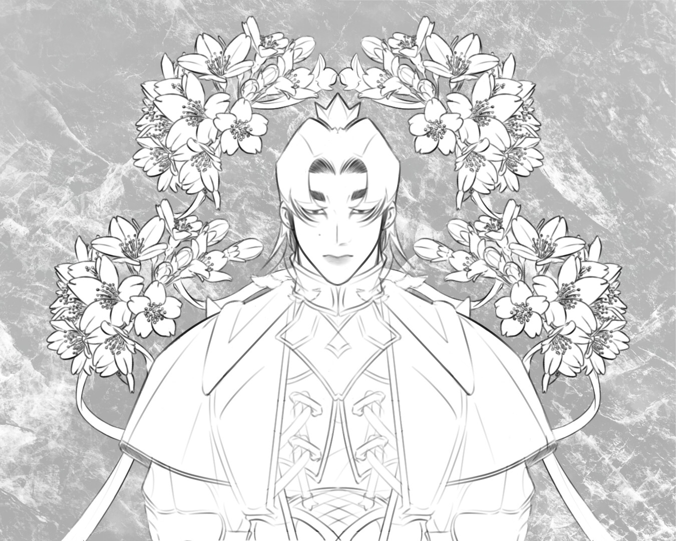 ArtStation - Sad Flower Prince.