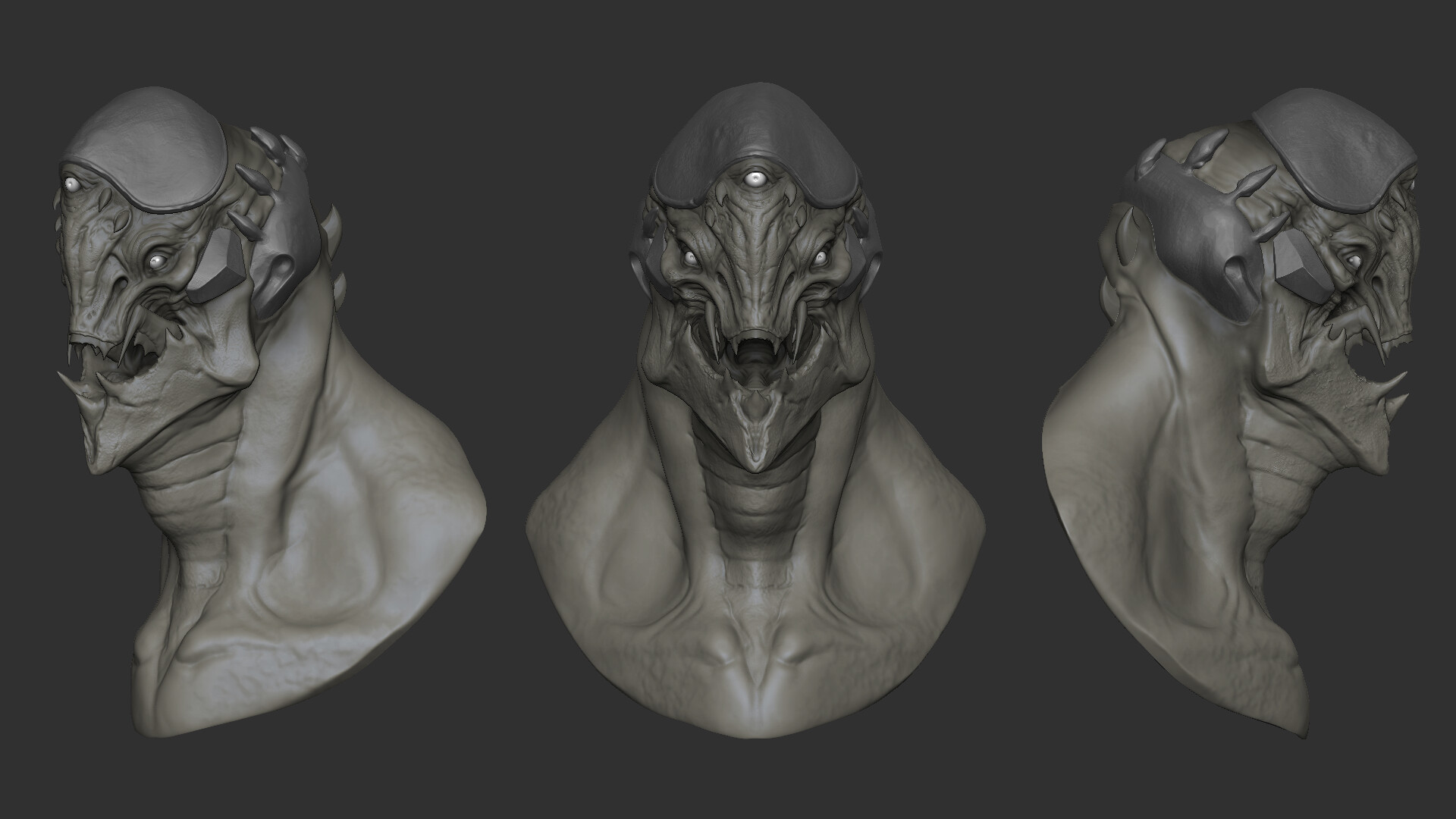 Mikhail Malyshev - Head 05 - Trinocular