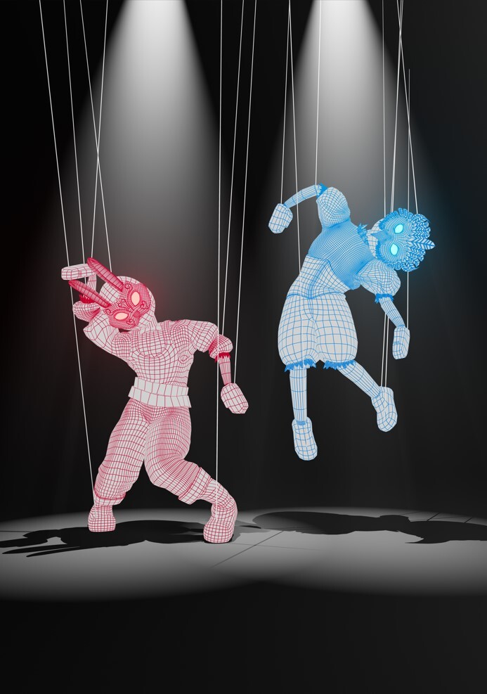 Lauren - Strung Along - Puppets Poster (2022)