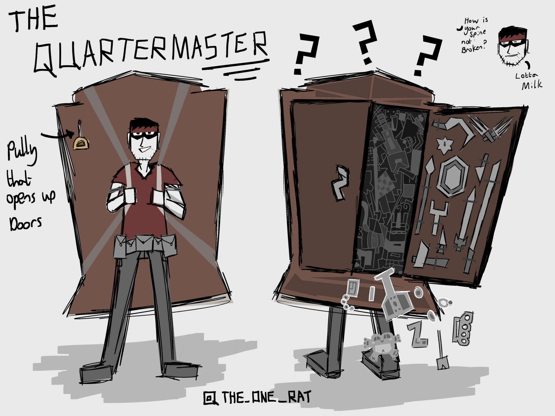 ArtStation - Character Sketches | The Quartermaster