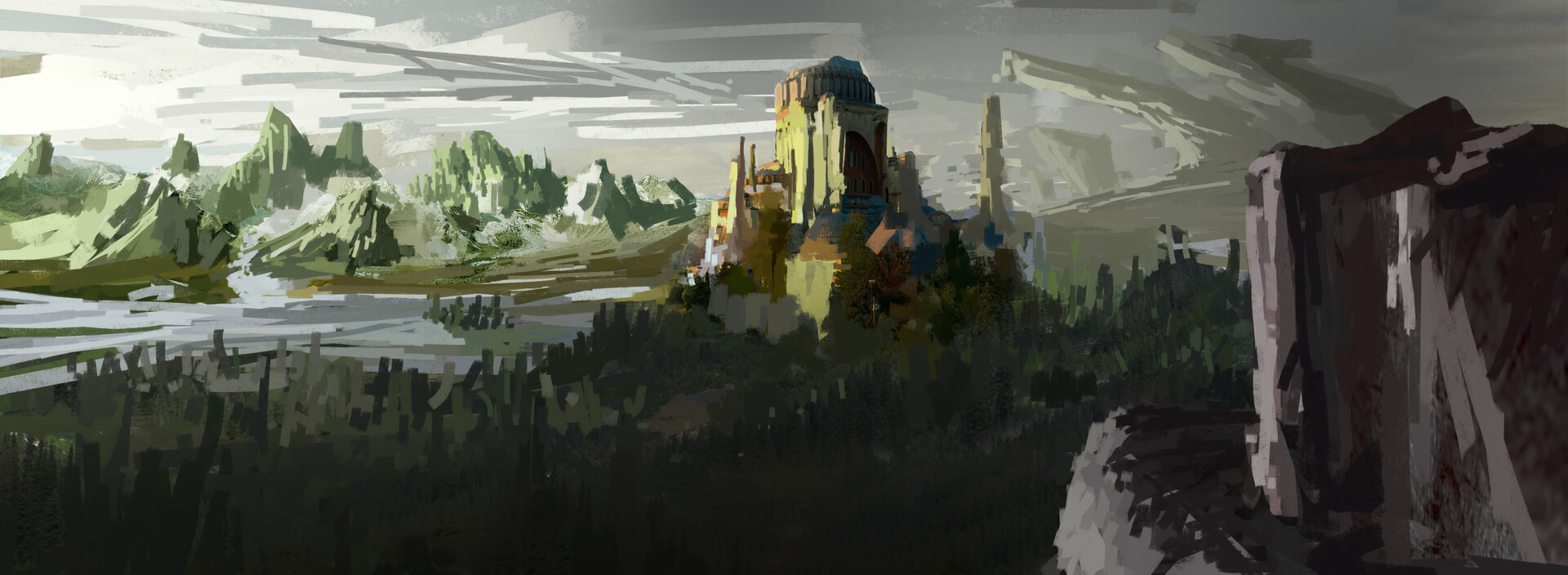 ArtStation - Newcomer scene diagram