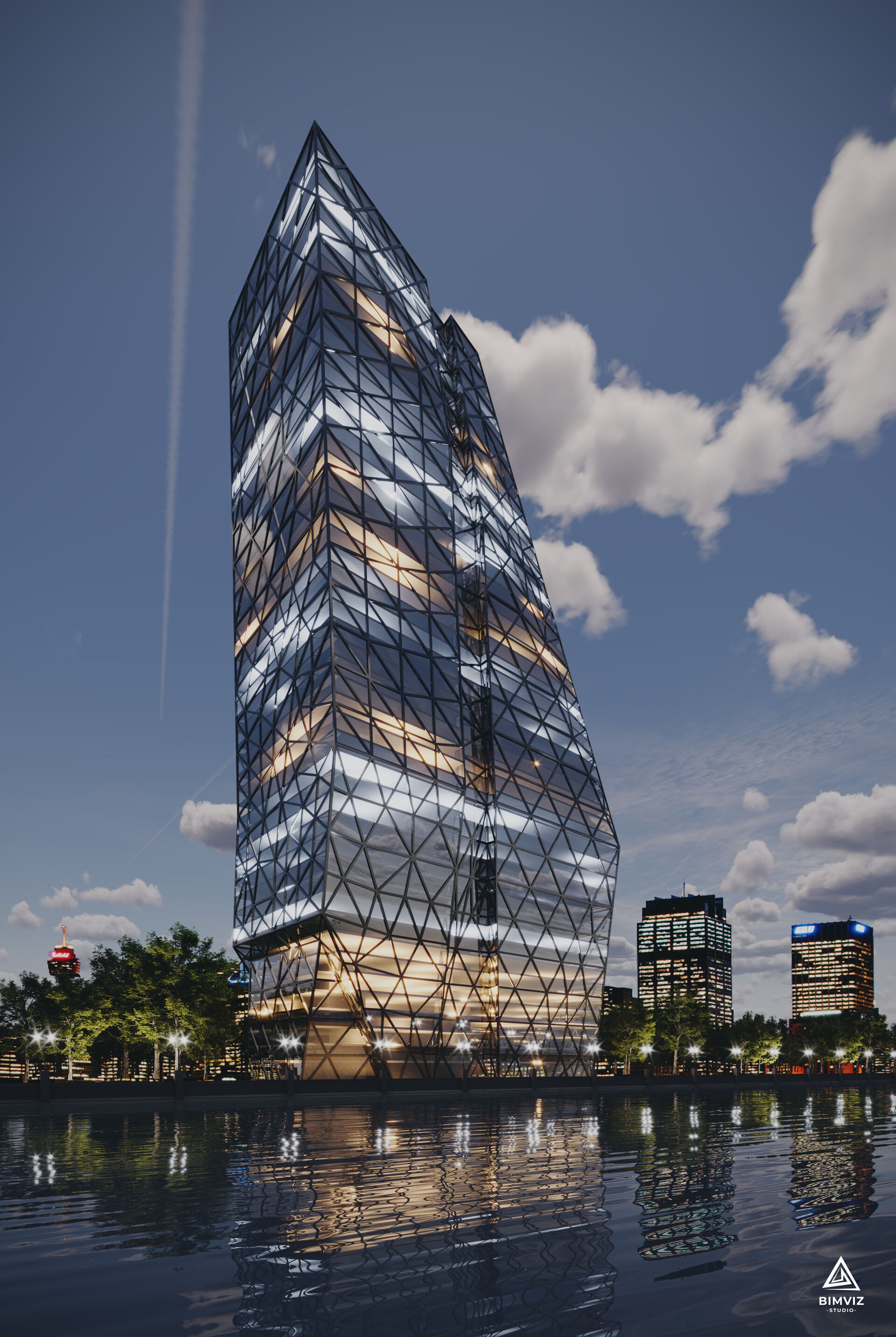 ArtStation - Skyscraper Design - extirior design & Visualization