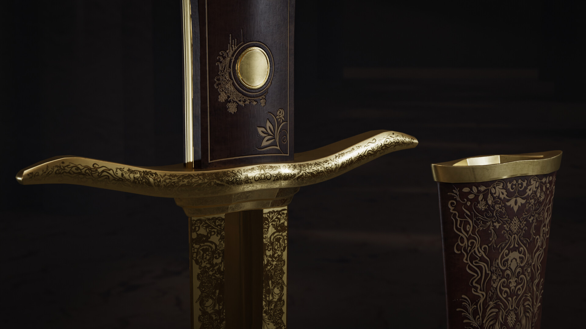 ArtStation - golden dagger