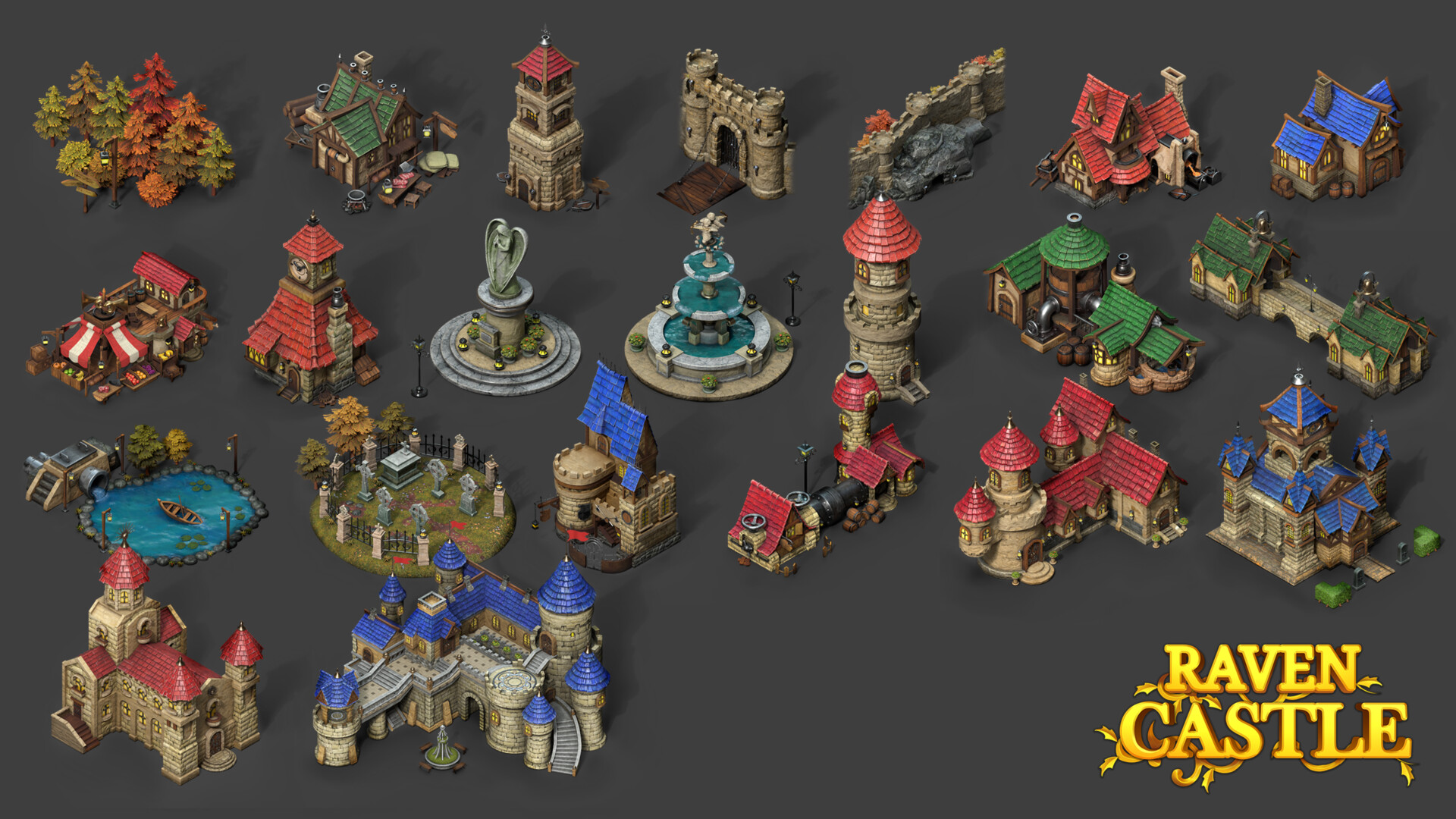 Hongstarrr - Raven Castle : Mystery Match-3 Puzzle game