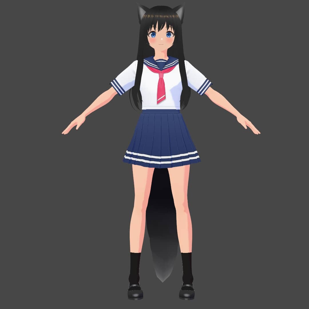 ArtStation - LUNA- VRCHAT AVATAR