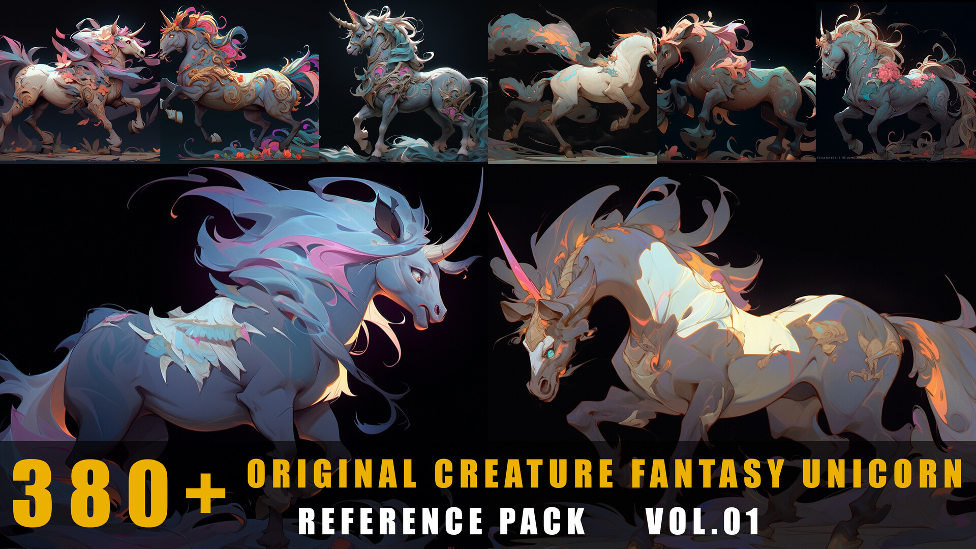 WaterLaw's Studio - 380+ Original Creature Fantasy Unicorn - References ...