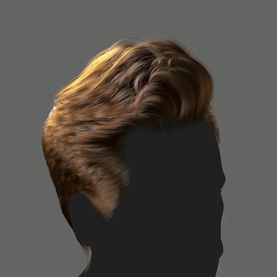 ArtStation - 3d hair modeling