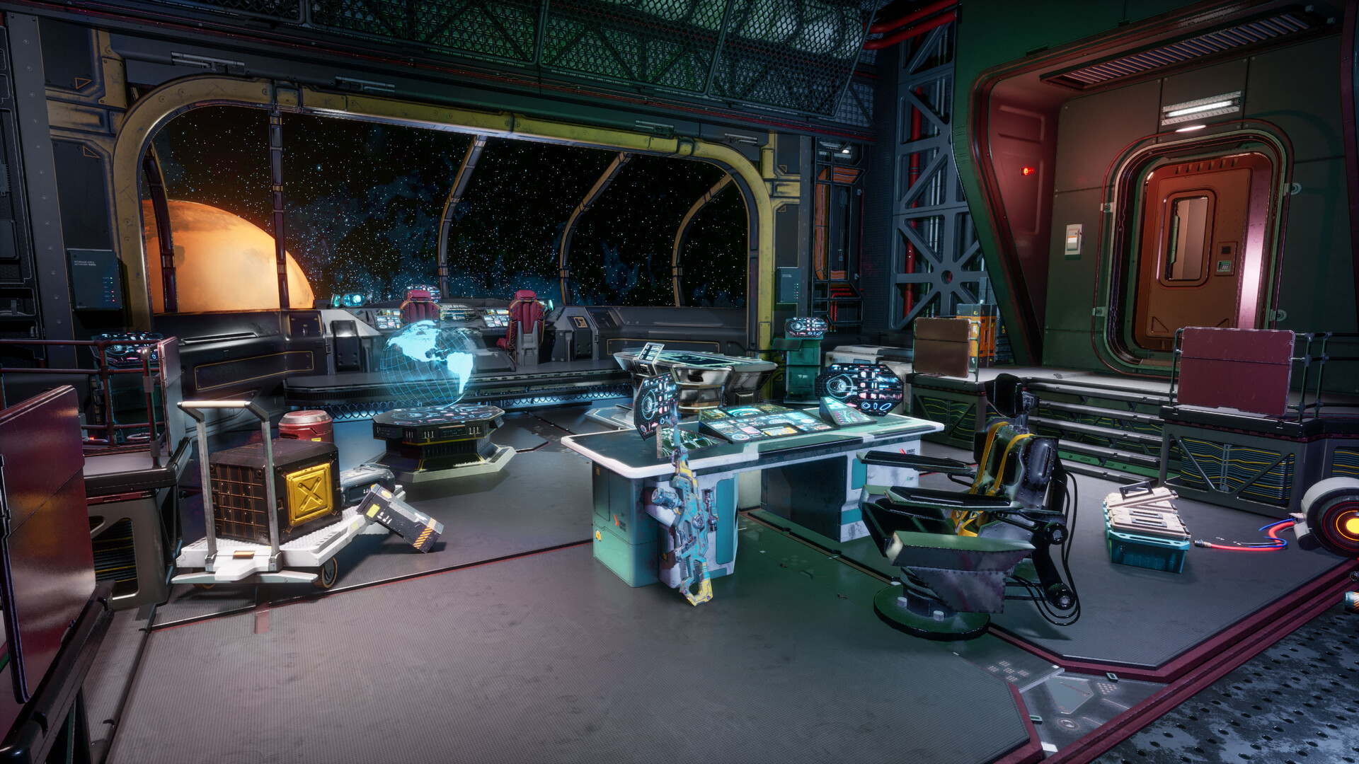 ArtStation - Sci-Fi room (Control Cabin)