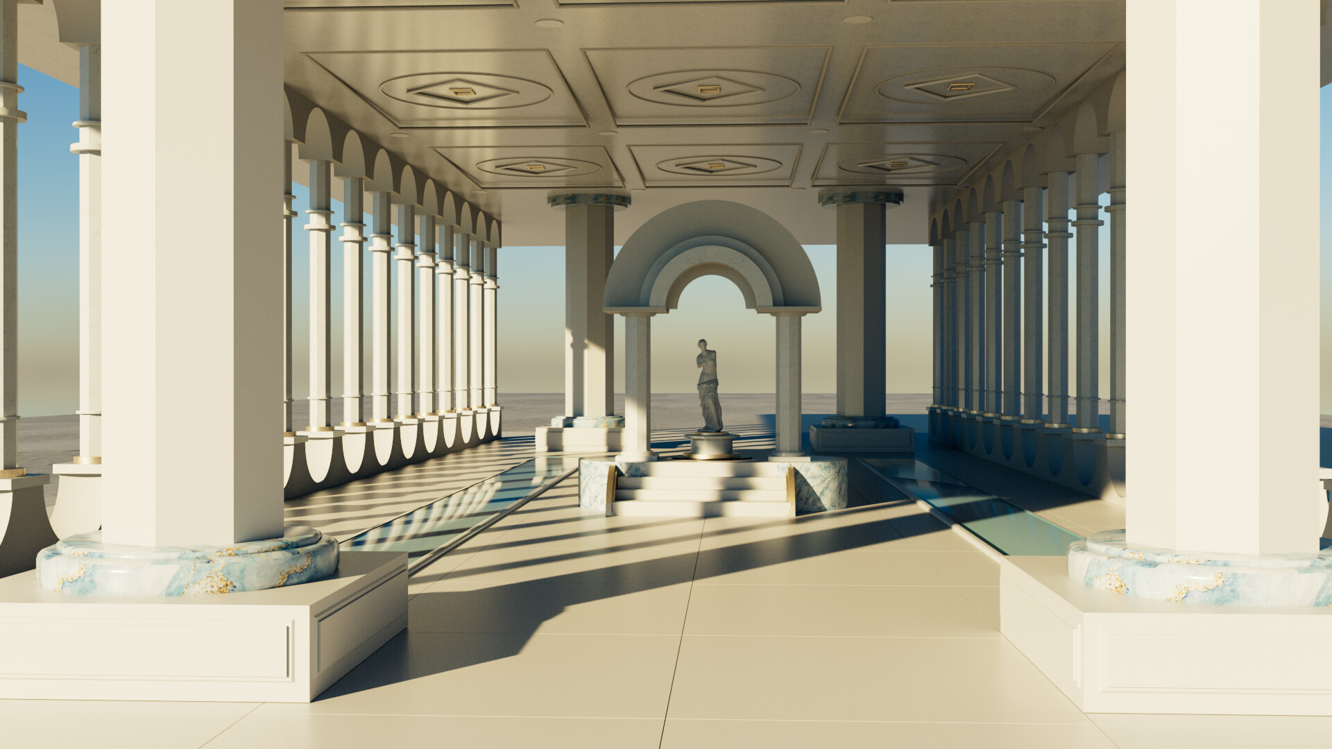 ArtStation - Greek-style palace
