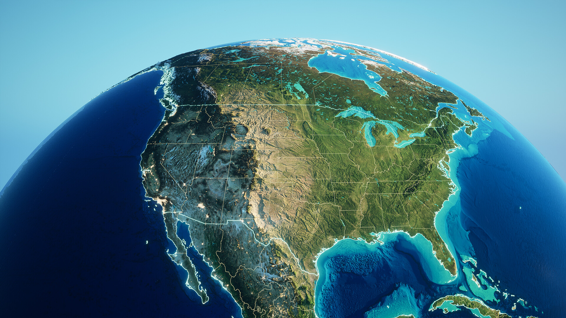 Bachtiar Yakushov - Blue Gem Earth for UE5 (80k)