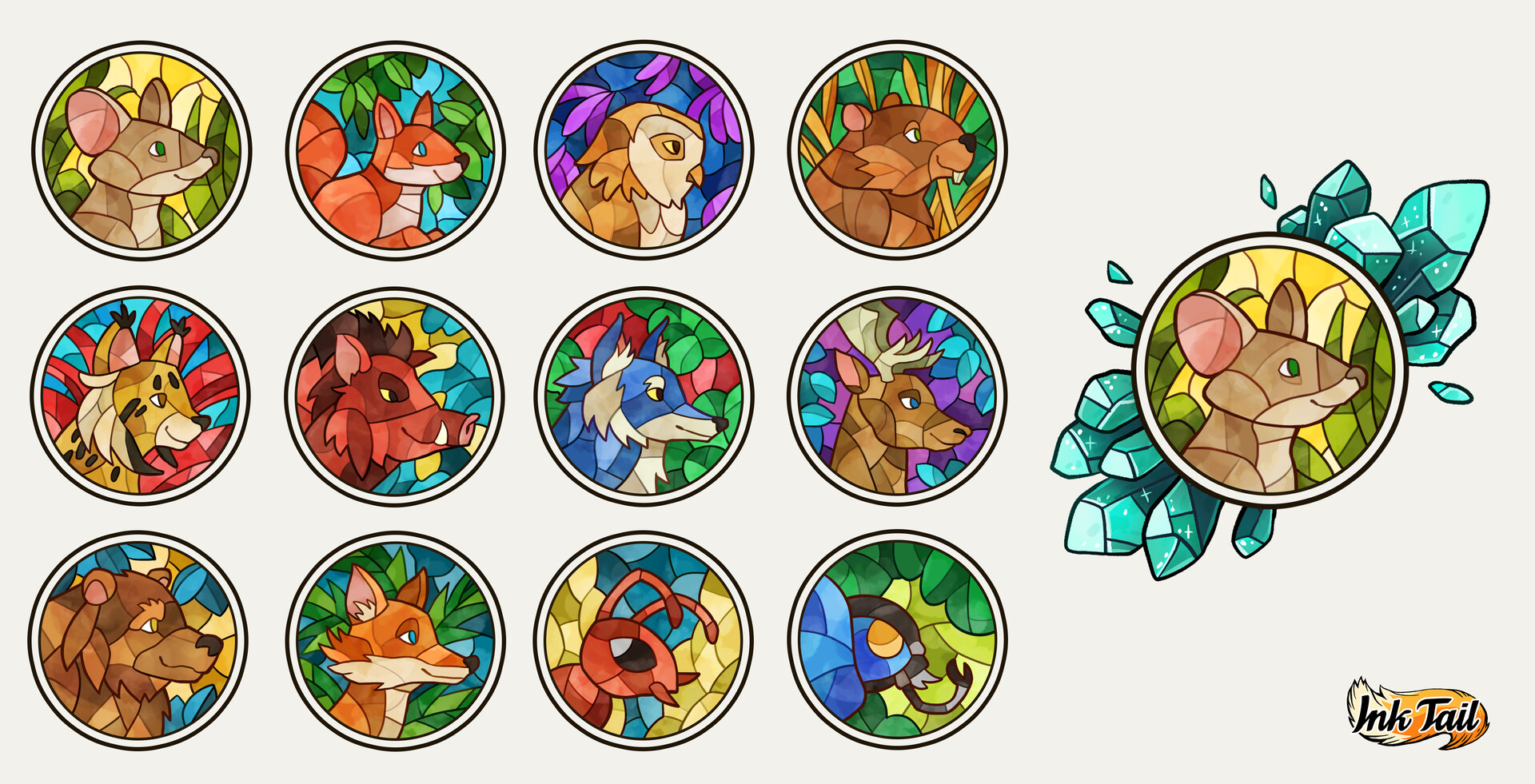 ArtStation - Ink Tail Game Art