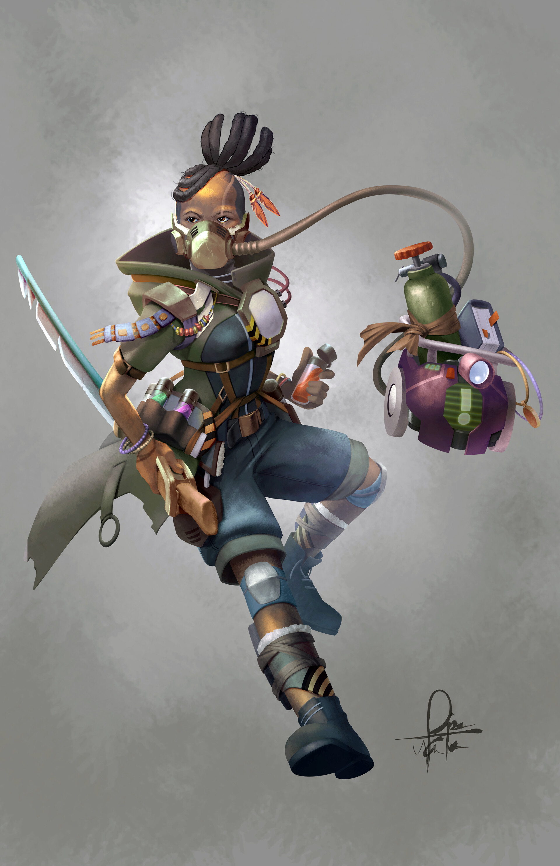 ArtStation - Post Apocalyptic Aeta Concept Art