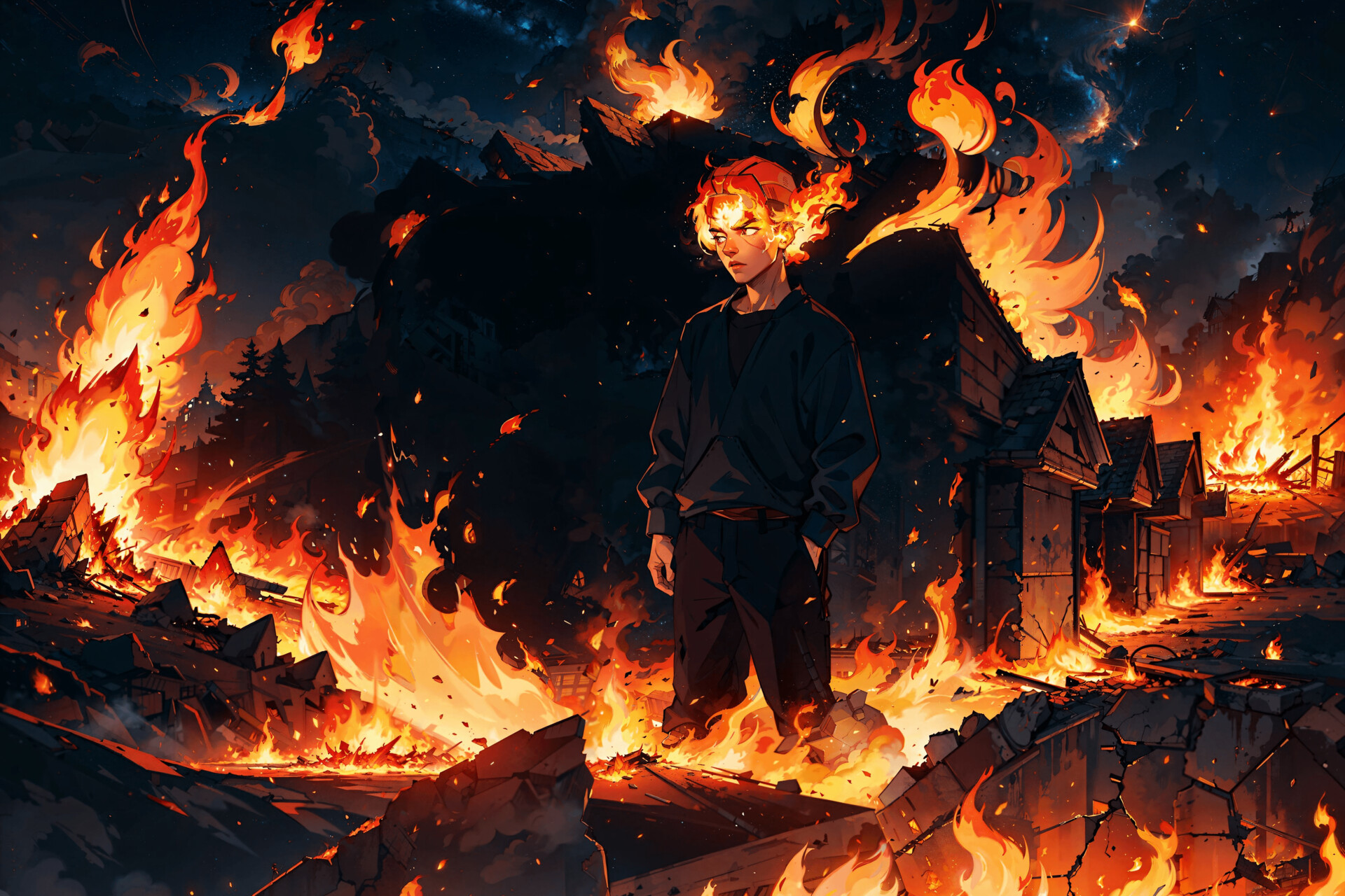 ArtStation - "Some men just want to watch the world burn." | NEET Lore