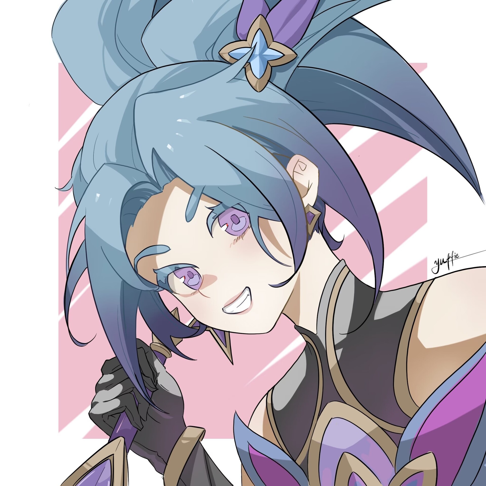 ArtStation - Guardians of Stars Akali