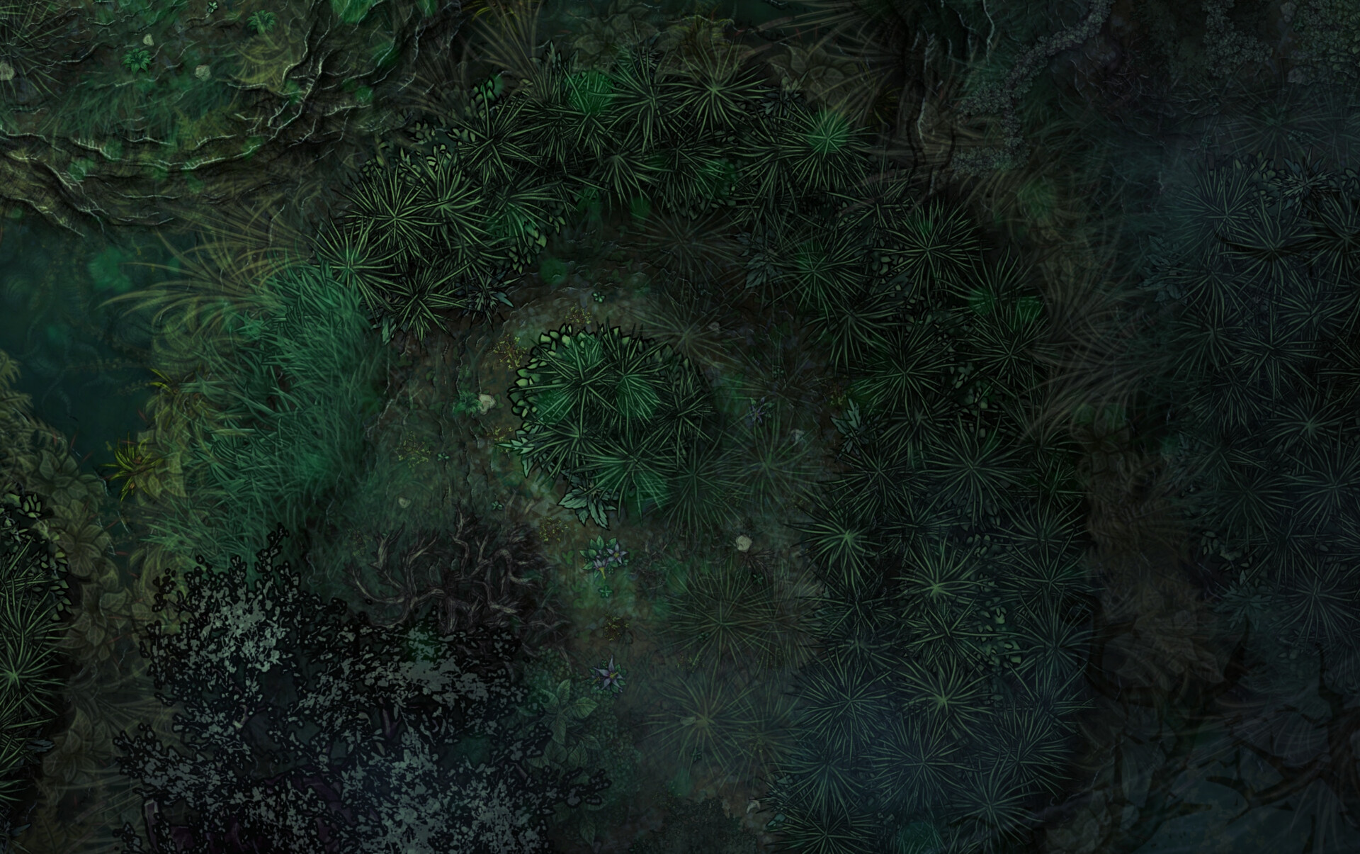 Detailed Dungeons - Swamp Cabin (Night)