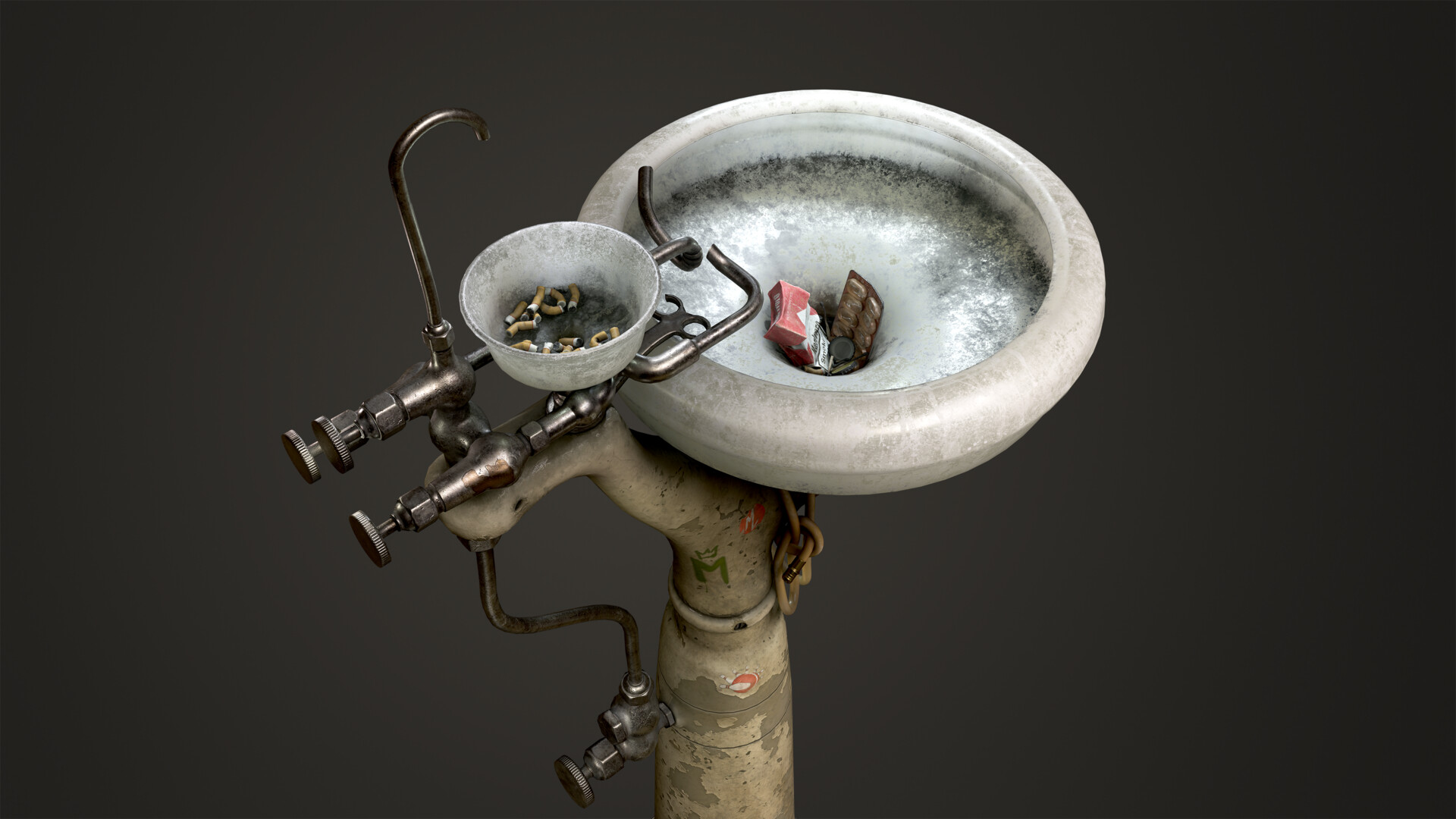 ArtStation - Antique Dental Spittoon