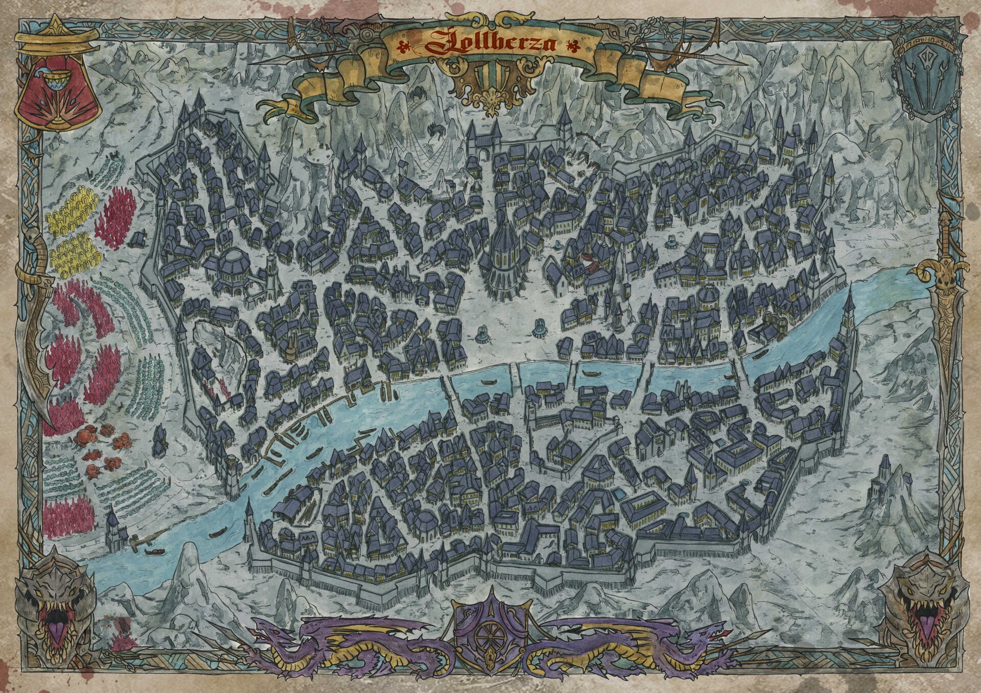 ArtStation - New Rpg commission Map!