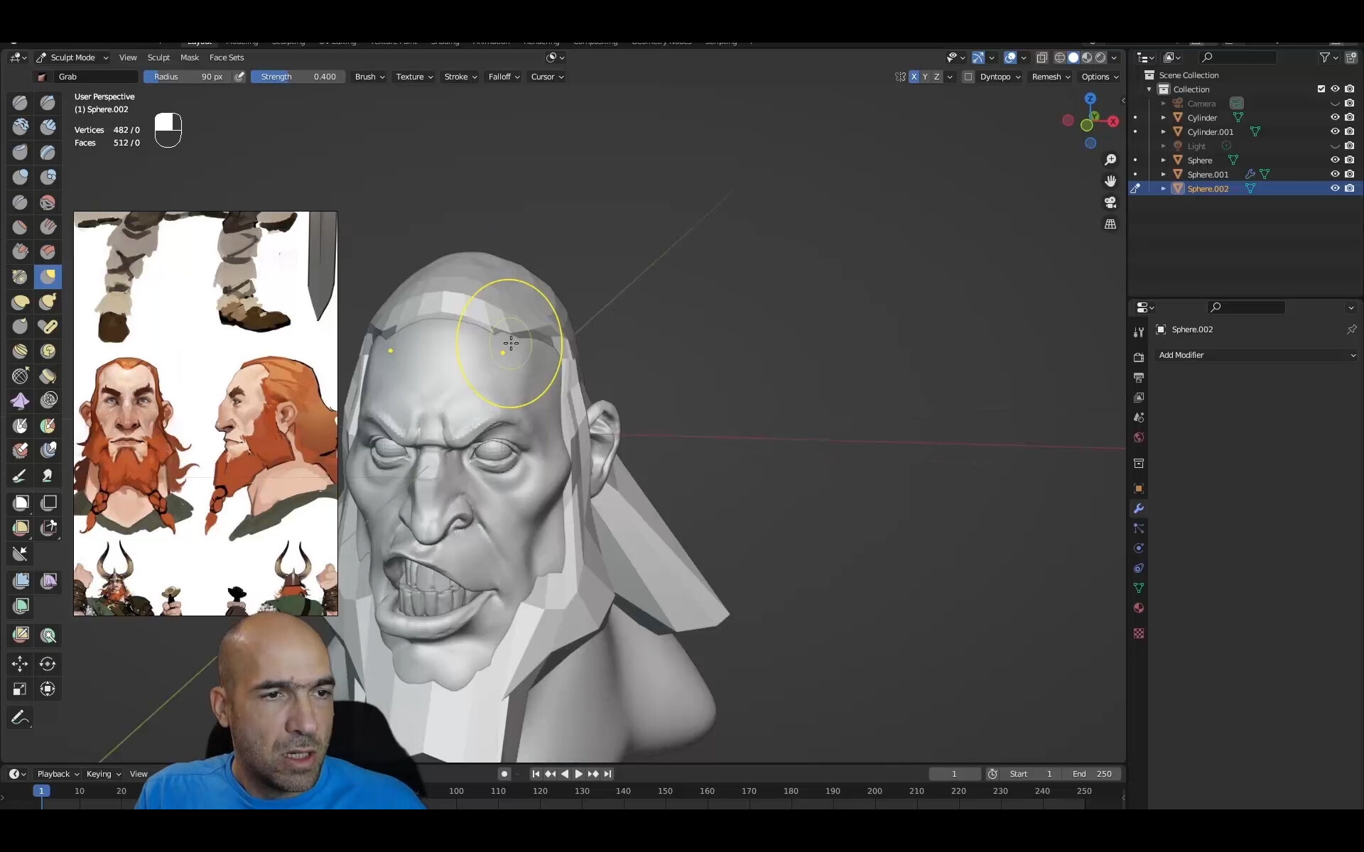 😃Nikolay Naydenov😃 - 3D Character in Blender - Viking edition course