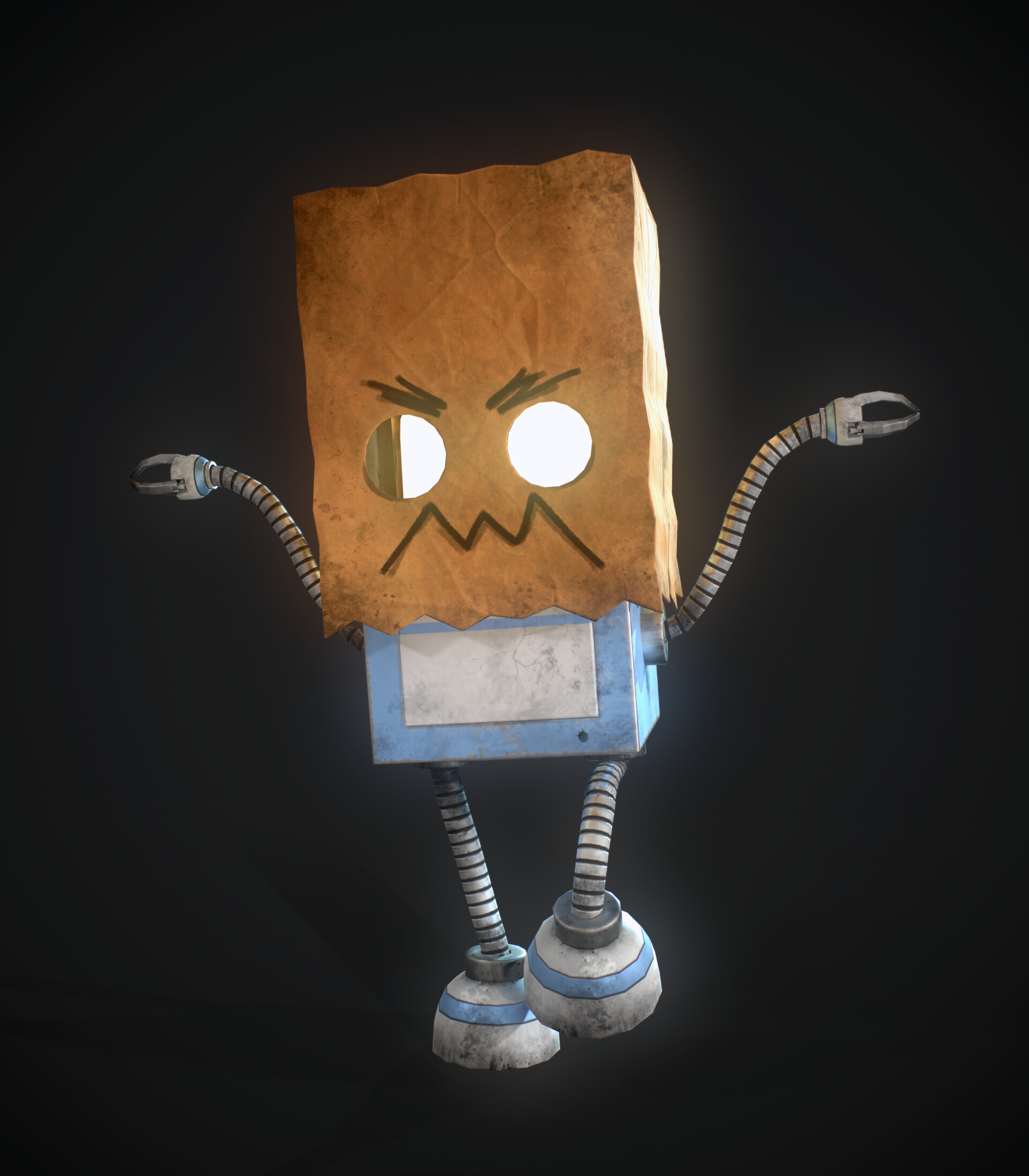 ArtStation - 3D model: Baxter, a packer robot