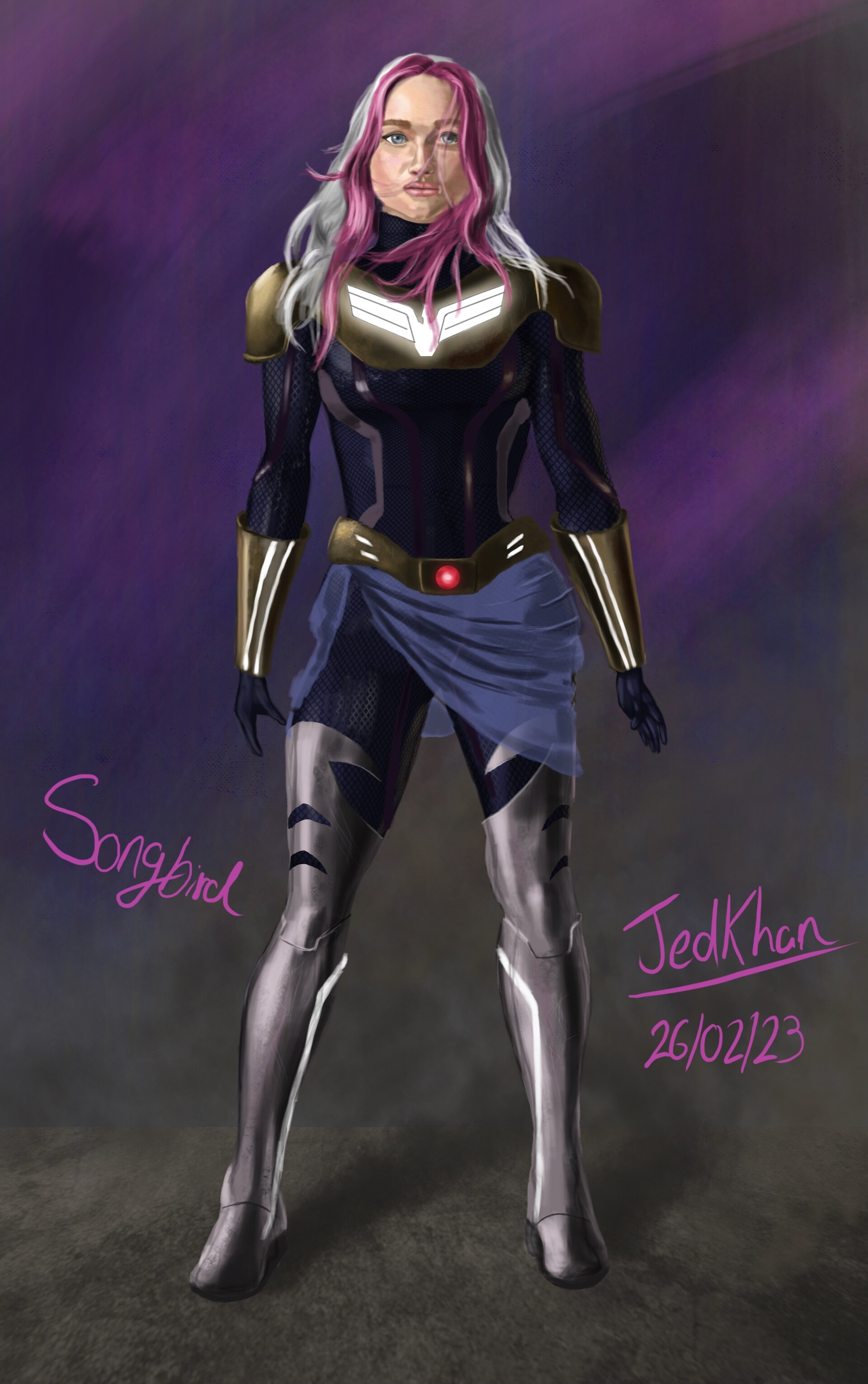 Artstation Sadie Sink As Songbird For Mcus Thunderbolts Fan Art