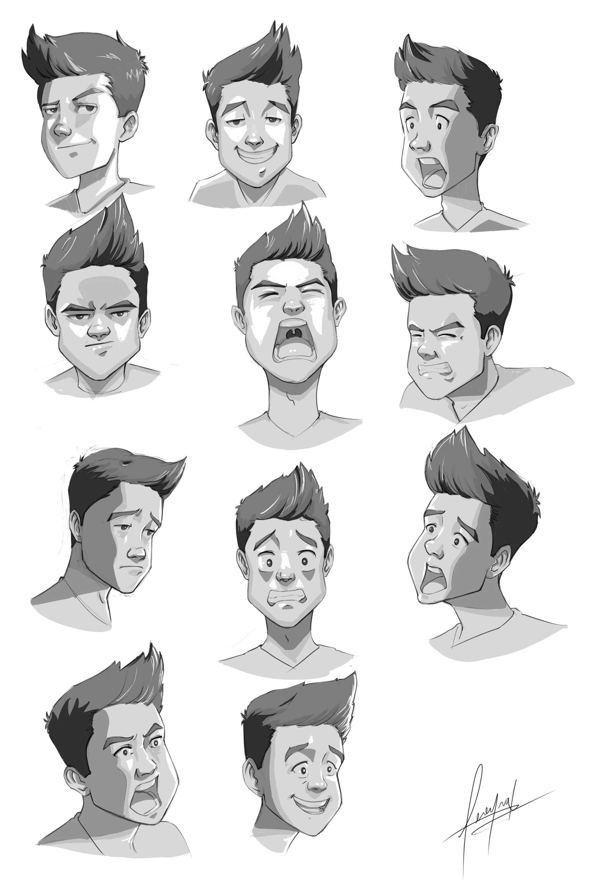 ArtStation - expression face