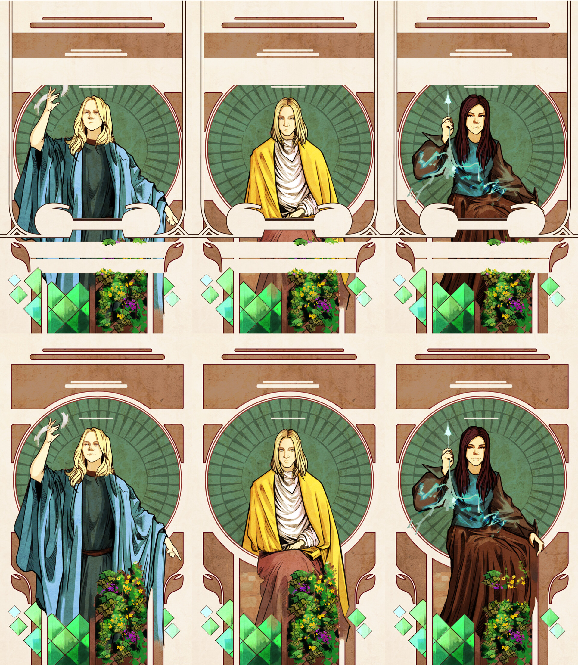 ArtStation - Valorant COVEN assets Tarot cards stylized (2023)