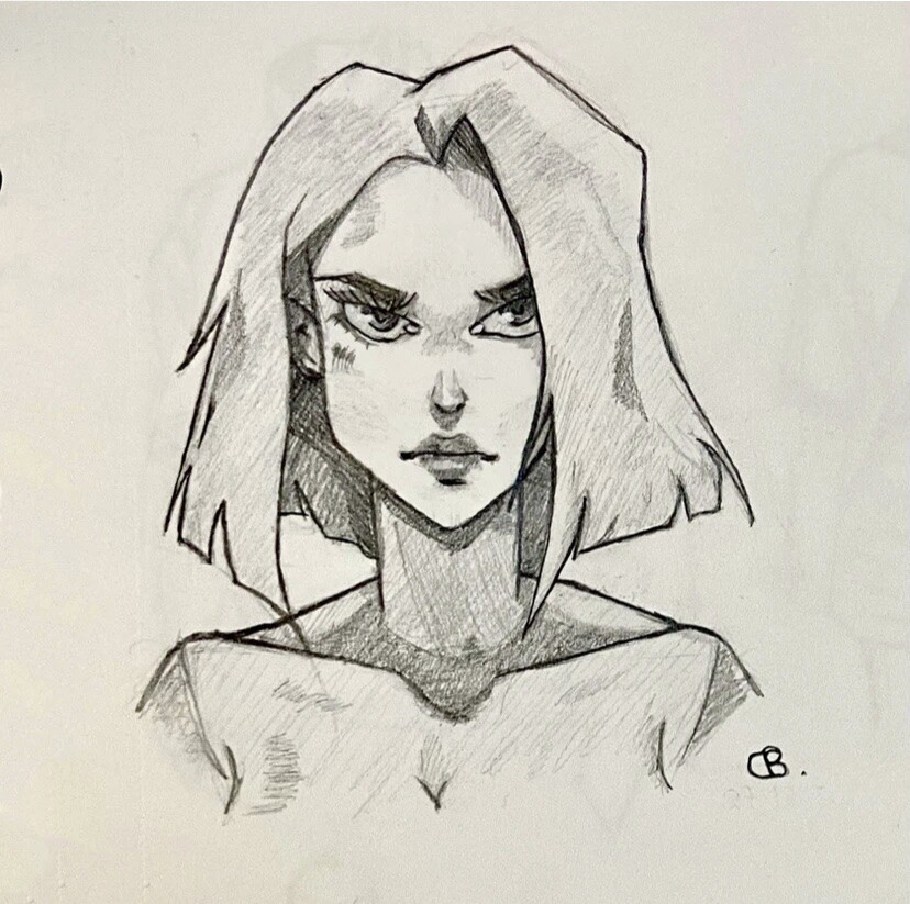 ArtStation - Girl’ sketch