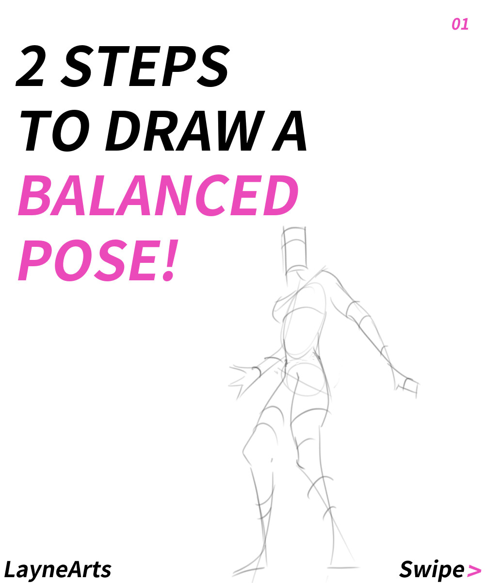 ArtStation - How to draw a balanced pose