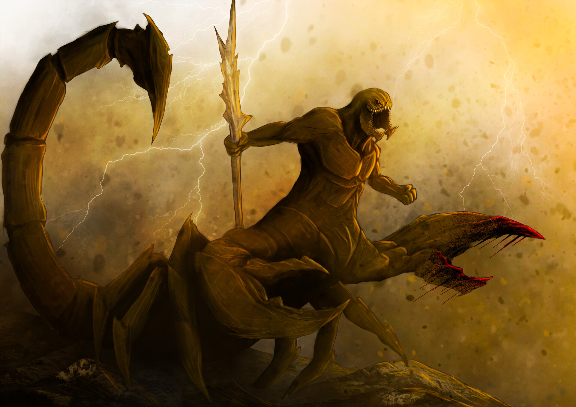 ArtStation - Scorpion Warrior