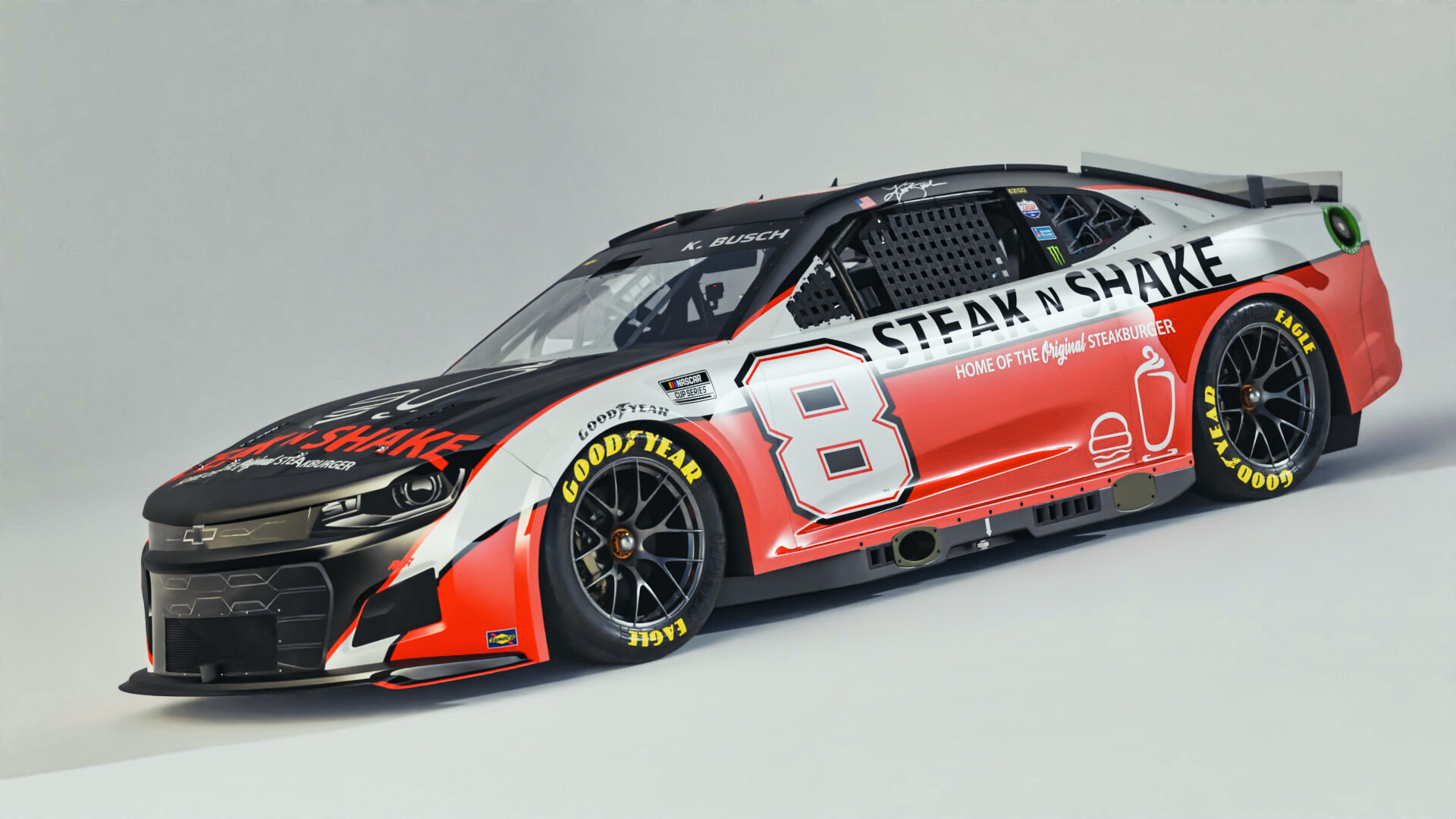 ArtStation - NASCAR Concept Livery (Steak N Shake)