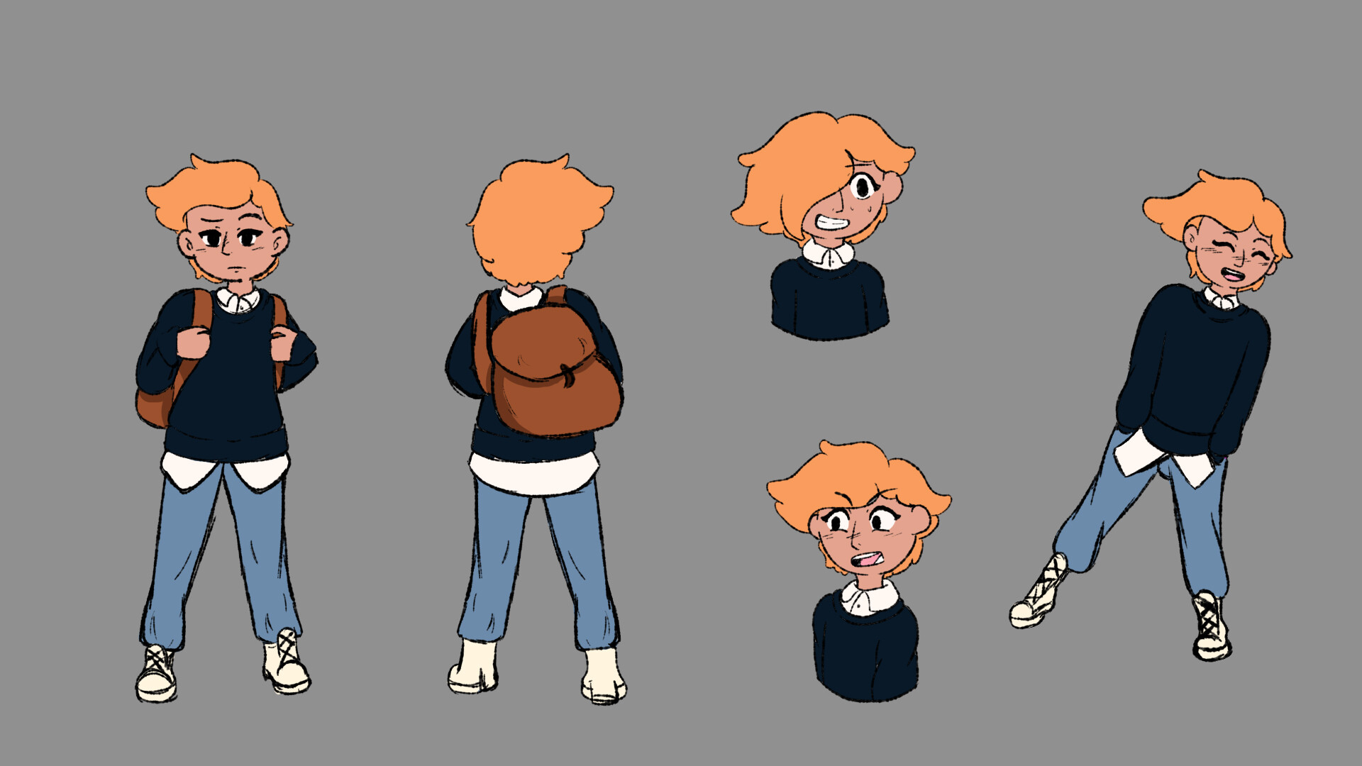 ArtStation - Oliver Character Sheet