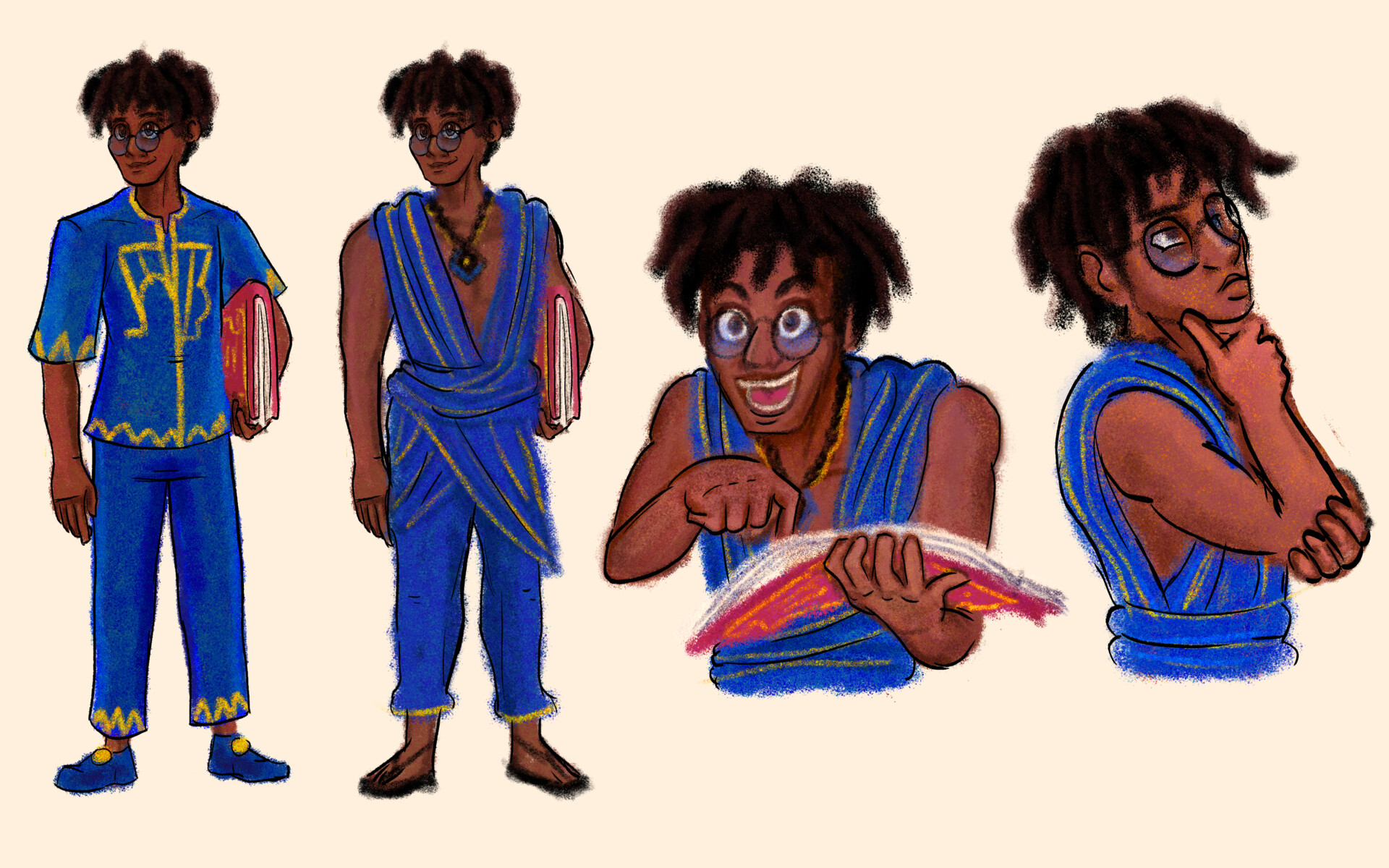 ArtStation - Adama character sheet