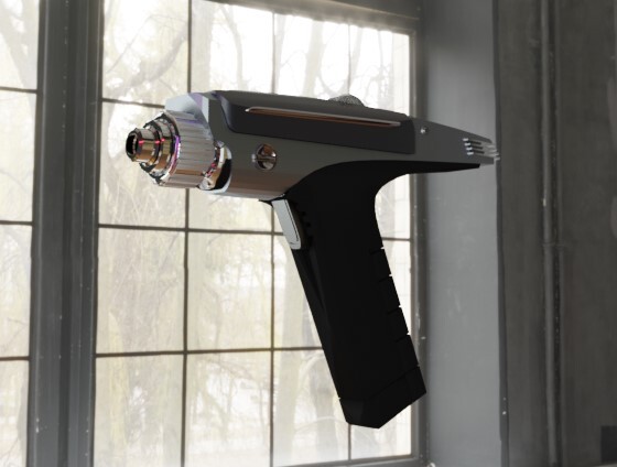 ArtStation - Star Trek: Strange New Worlds Phaser 3D model