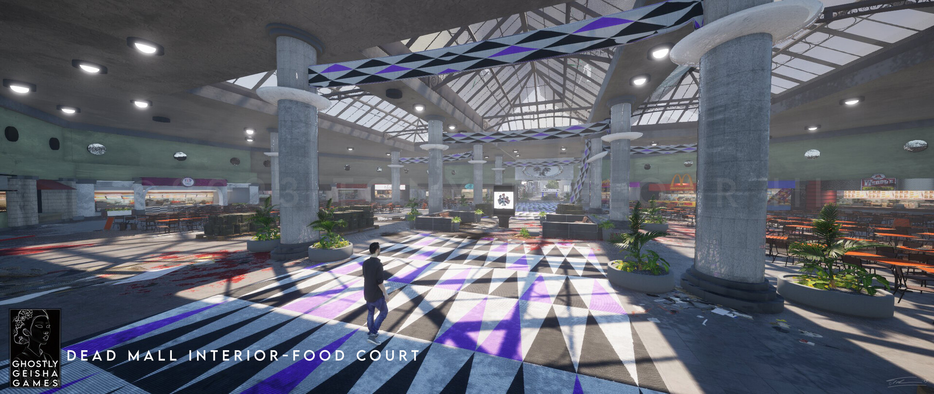 ArtStation - Dead Mall - Interior Concepts