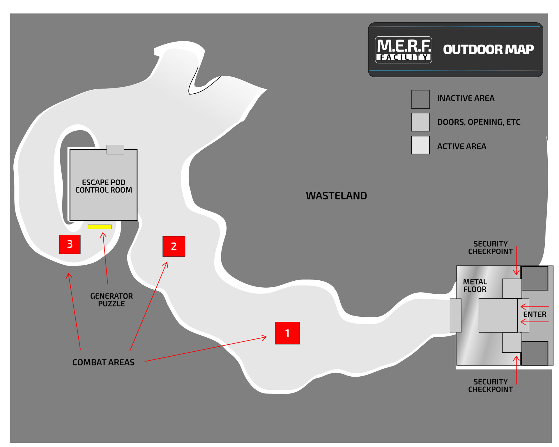 Karl Walsh - MERF Facility - Game Map