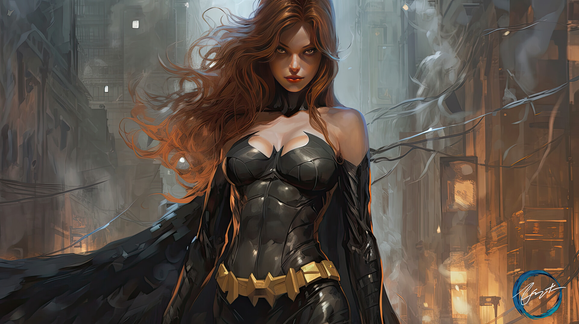 ArtStation - Unmasked: Alluring Batgirl