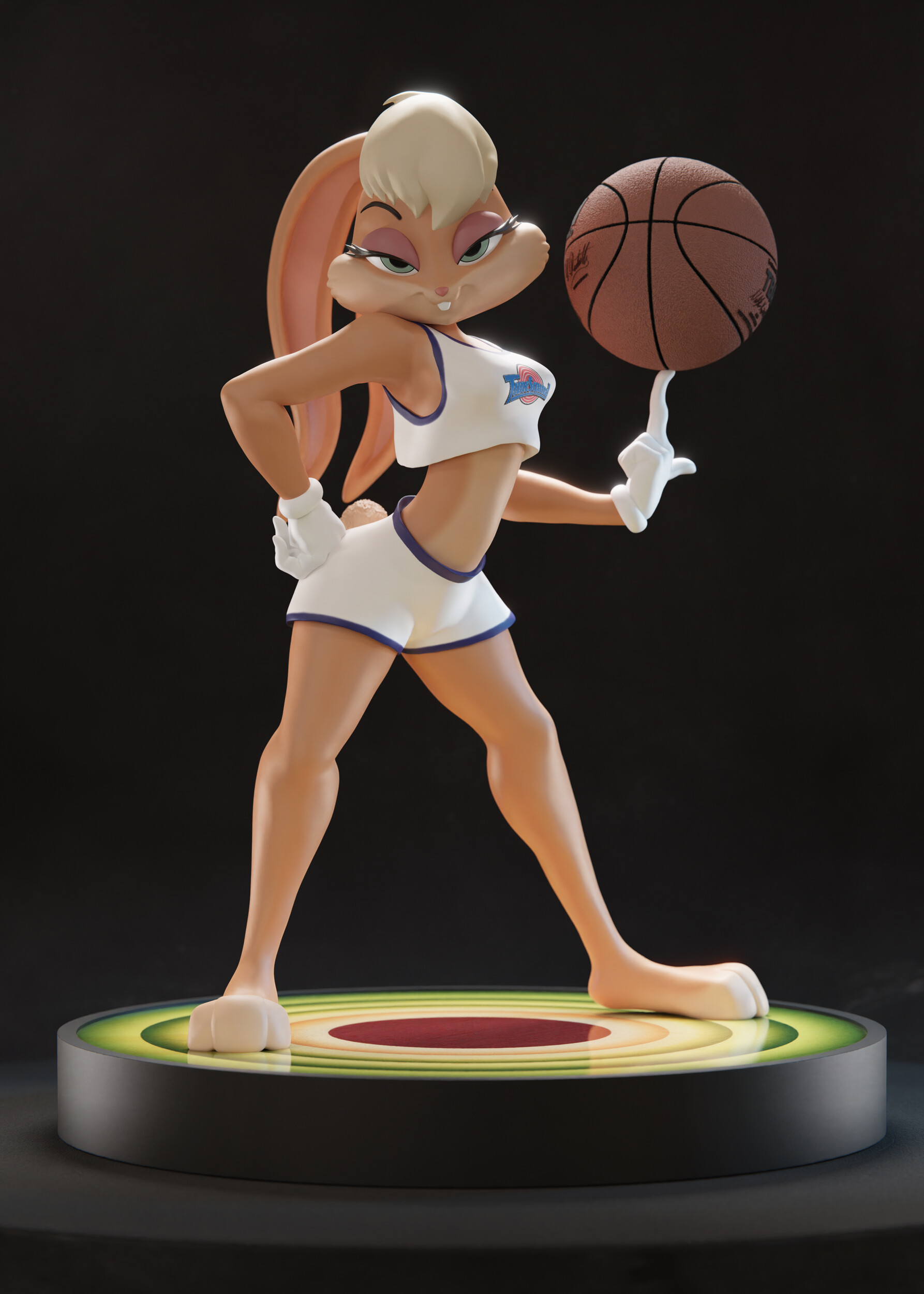 Artstation Space Jam Lola Bunny Statue