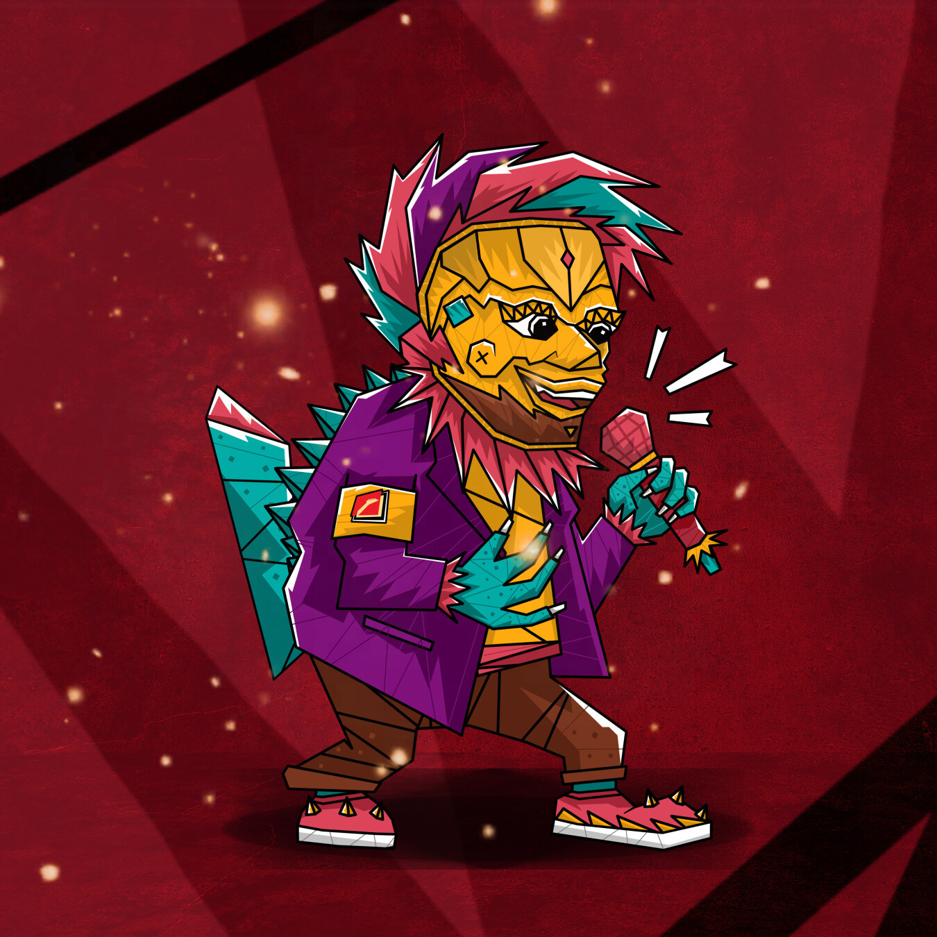 Novan Edo - "Indonesia Topeng" Character Band Illustration and Motion Graphic