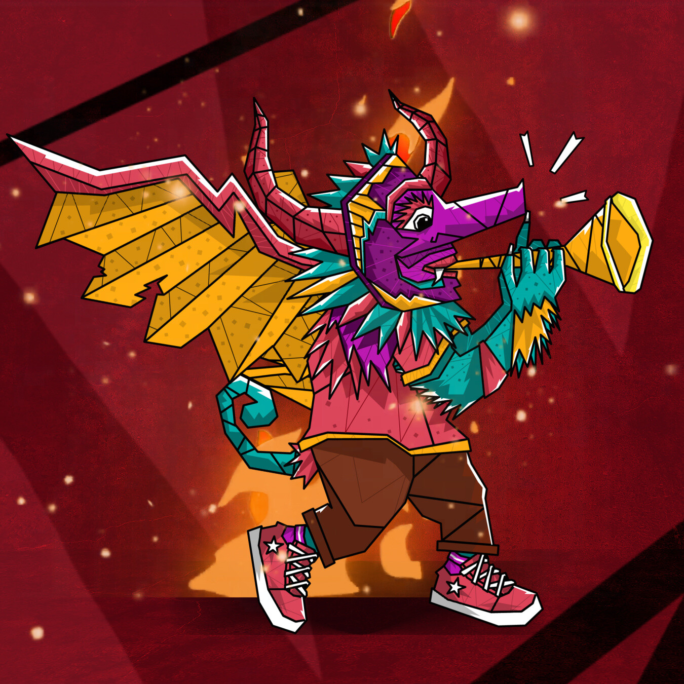 Novan Edo - "Indonesia Topeng" Character Band Illustration and Motion Graphic