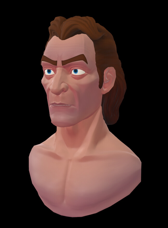 ArtStation - Head stylized male_1