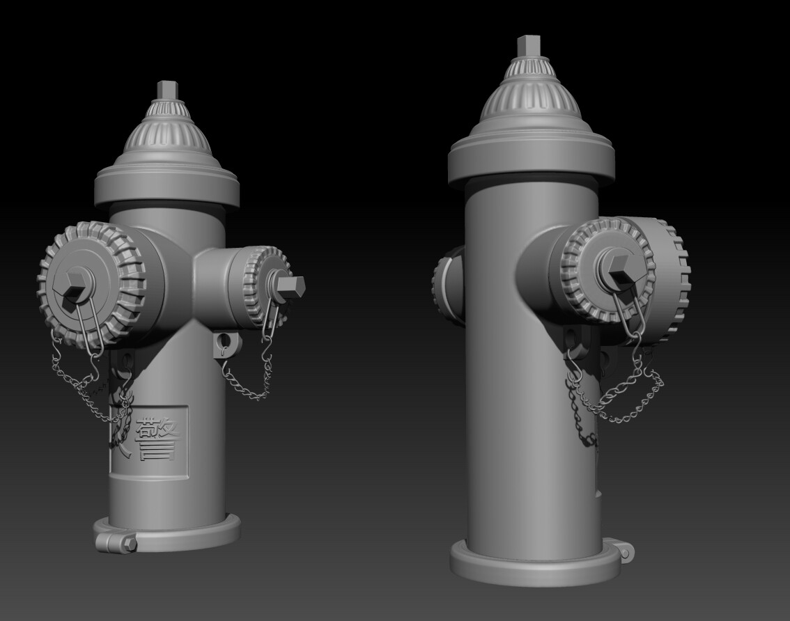 ArtStation - Fire Hydrant
