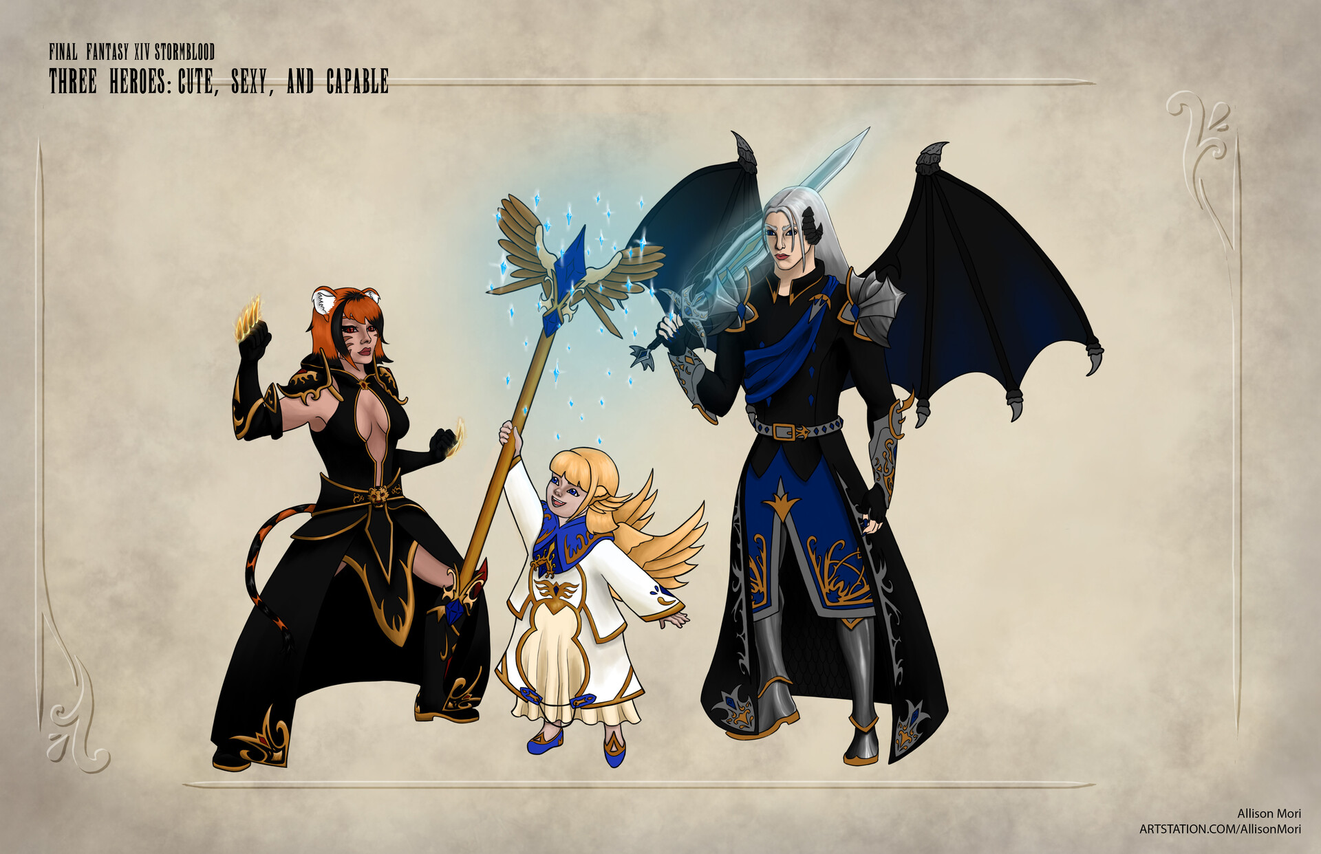 ArtStation - Final Fantasy 14 Fan Concepts