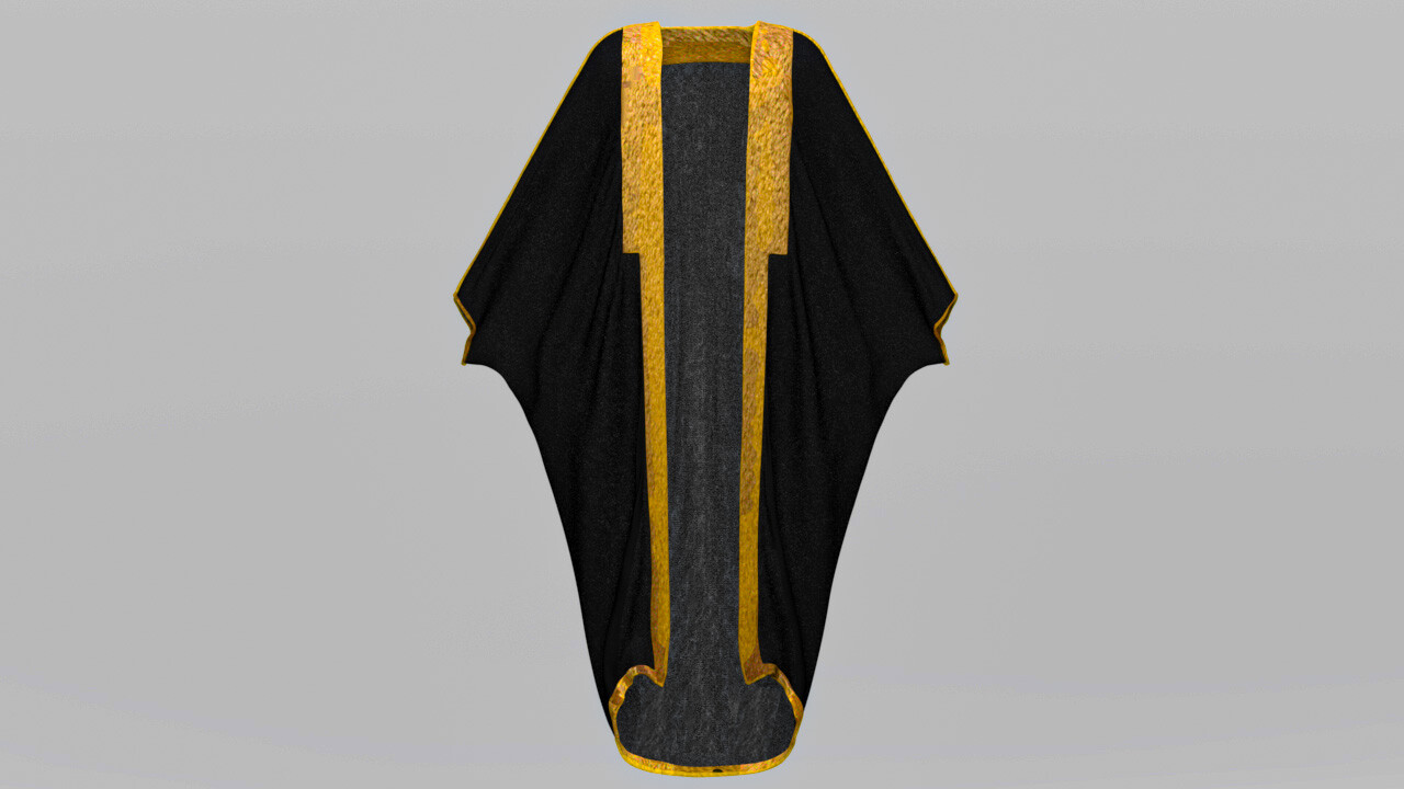 ArtStation - Bisht 3D model The Arabic symbol of royalty, style and ...