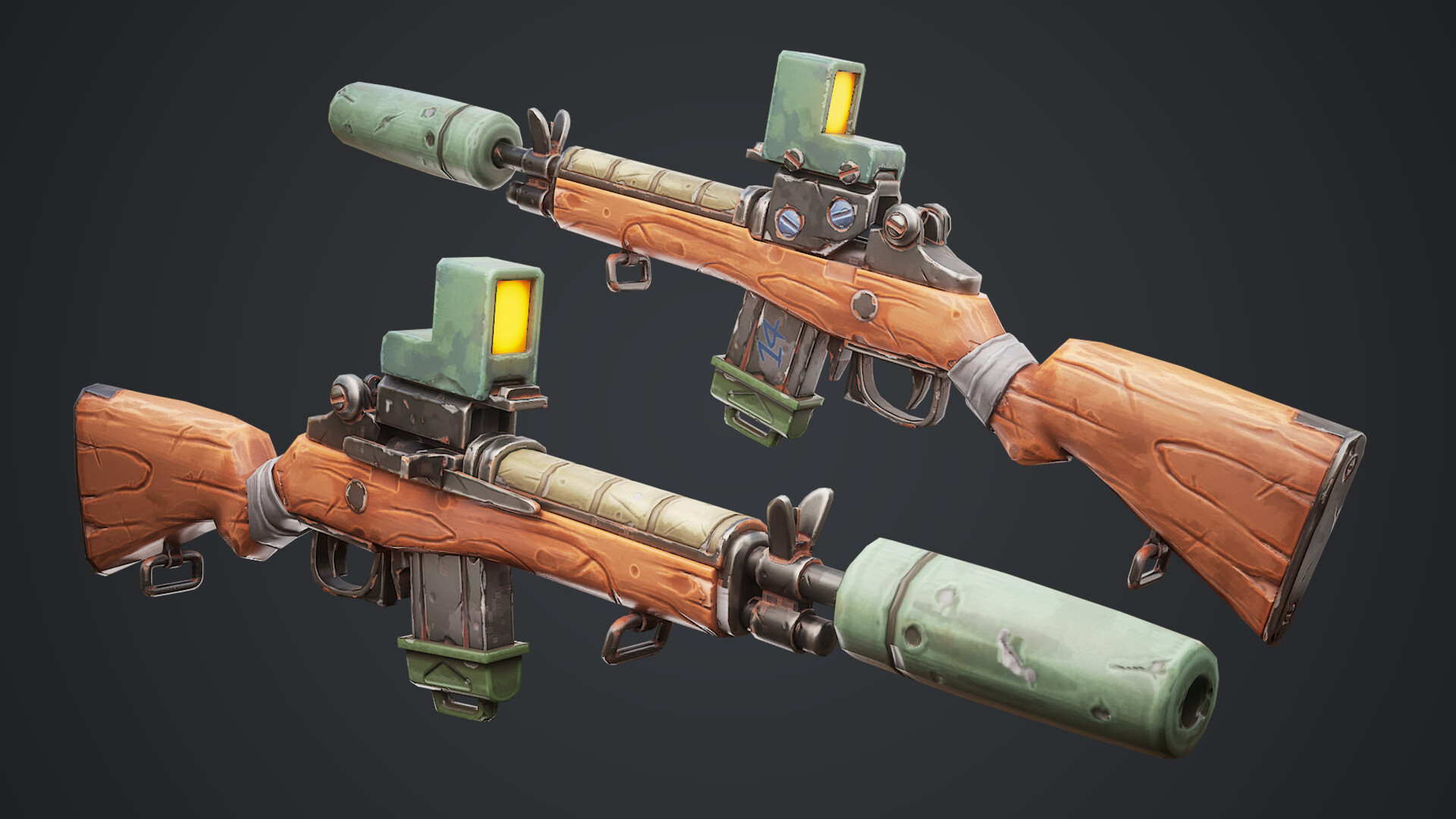 Michele Marchionni - Custom M14 - Stylized Rifle