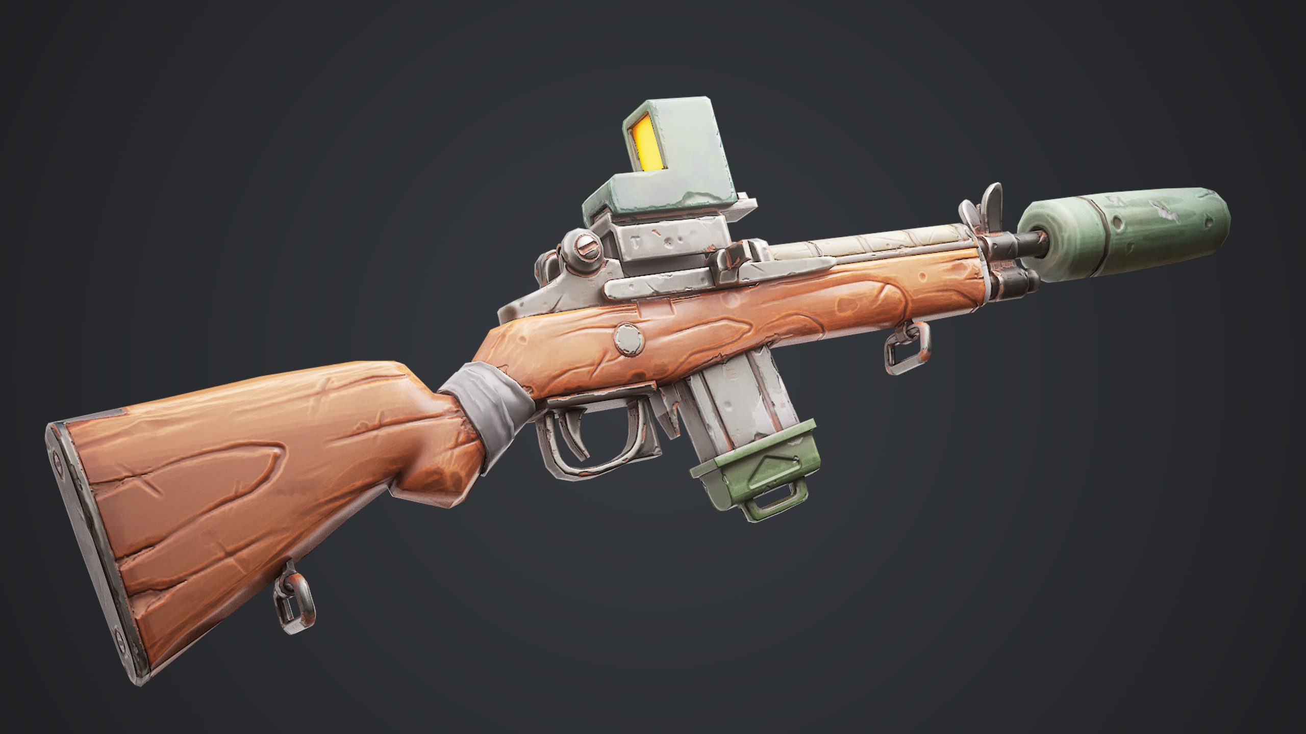 Michele Marchionni - Custom M14 - Stylized Rifle